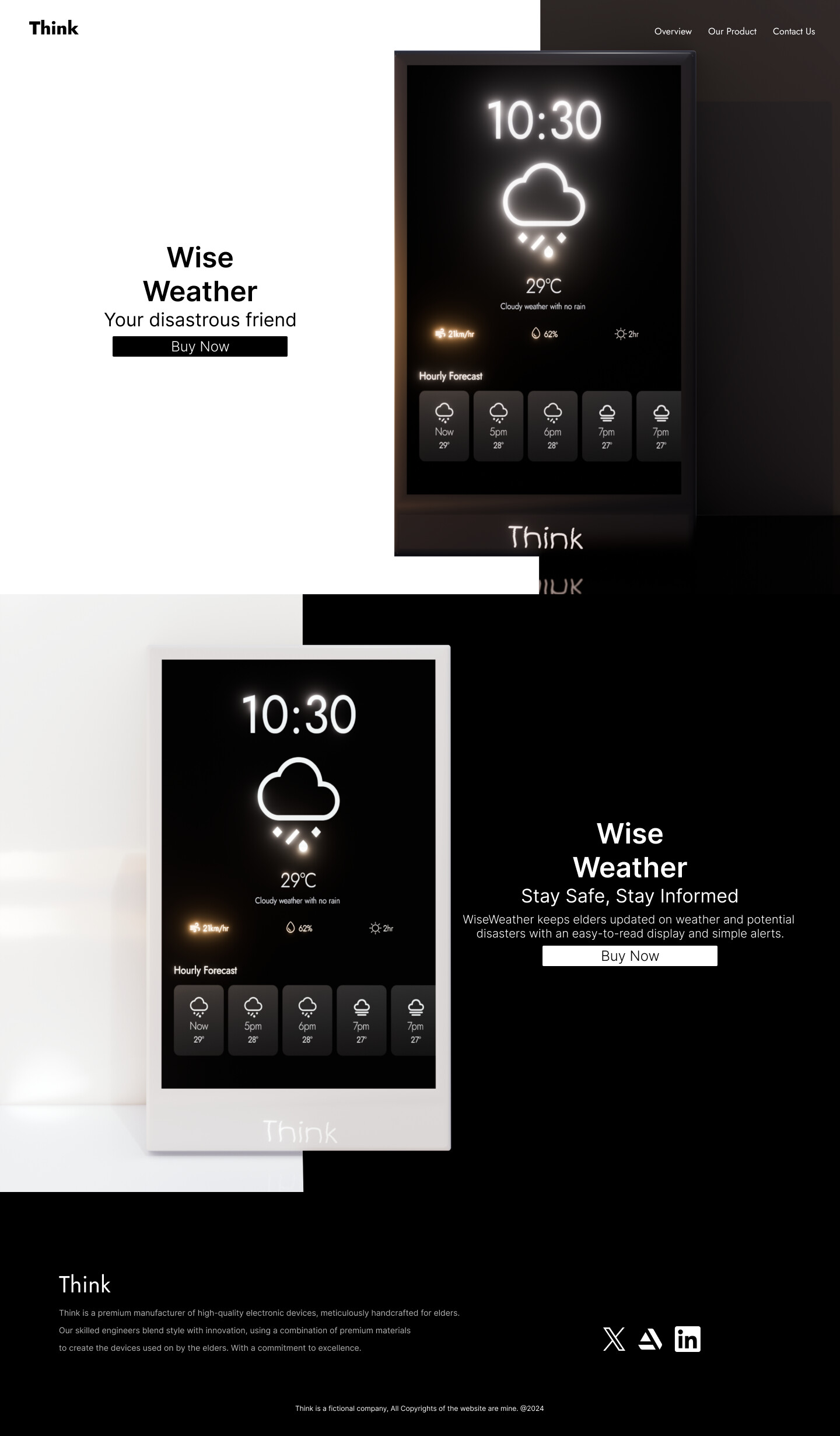 ArtStation - One Product Website Design (View the whole project in figma, Link in description)