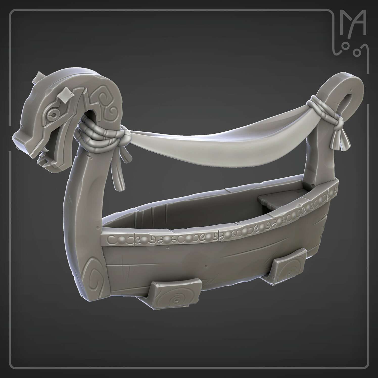 ArtStation - Stylized ship