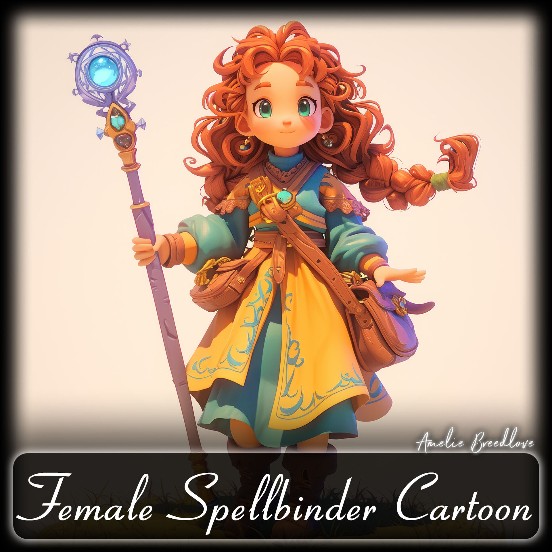 ArtStation - 200 Female Spellbinder Cartoon (Full Body) Reference Pack ...