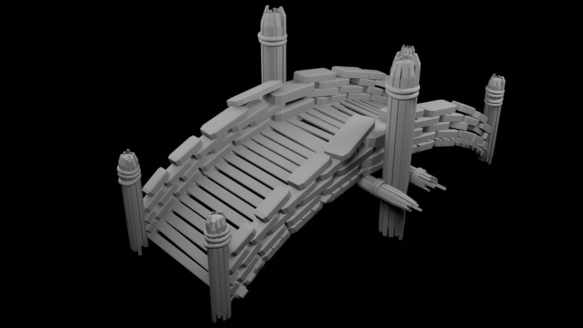 ArtStation - Stylized Bridge