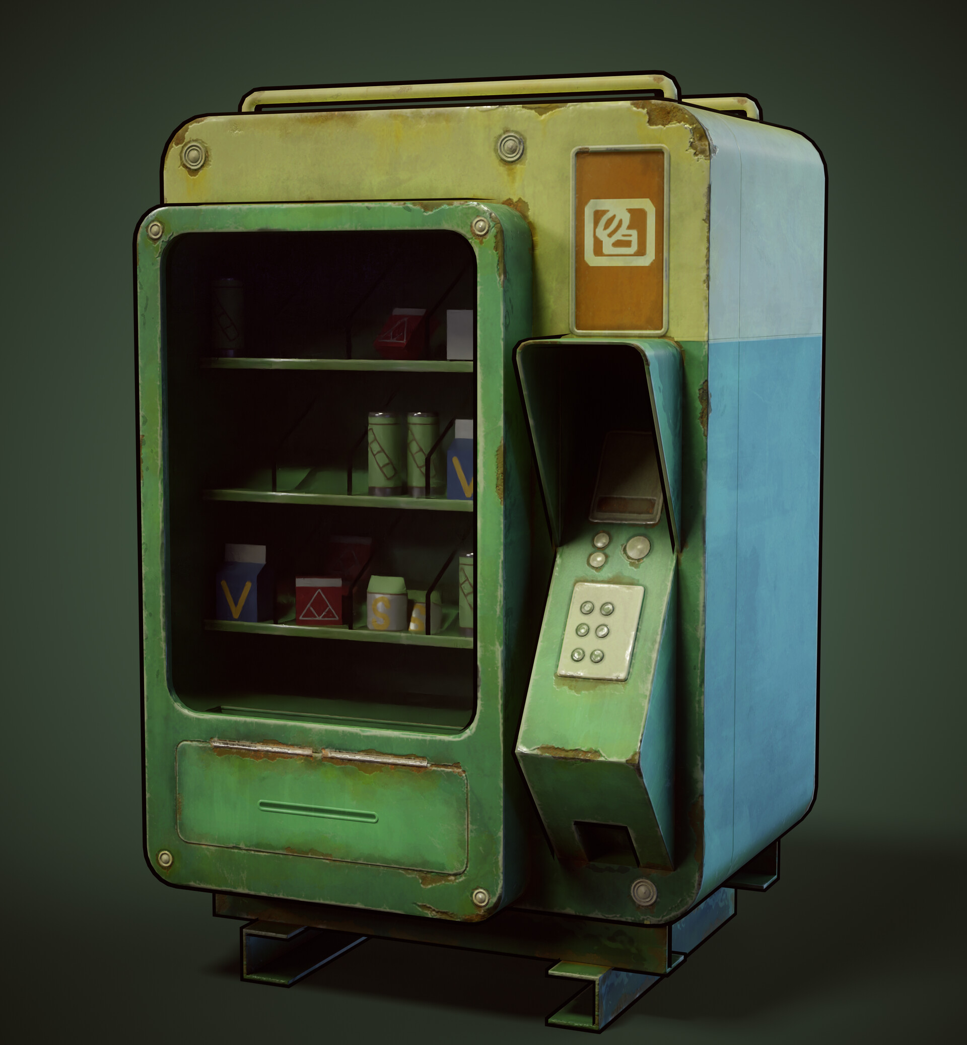 ArtStation - vending_machine
