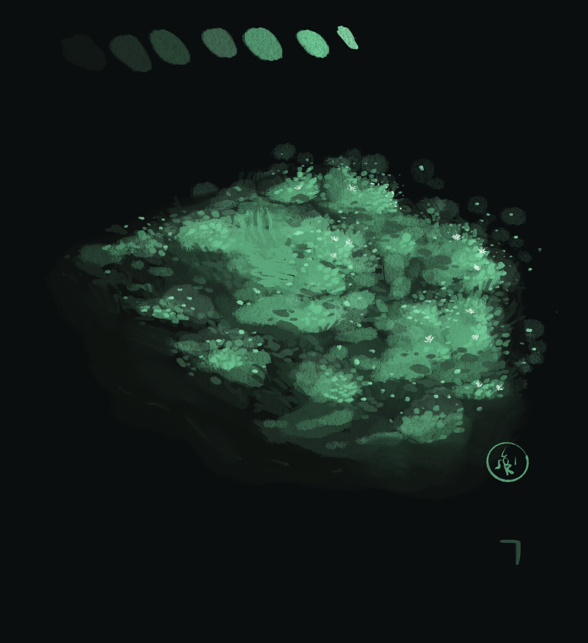 ArtStation - Glow moss