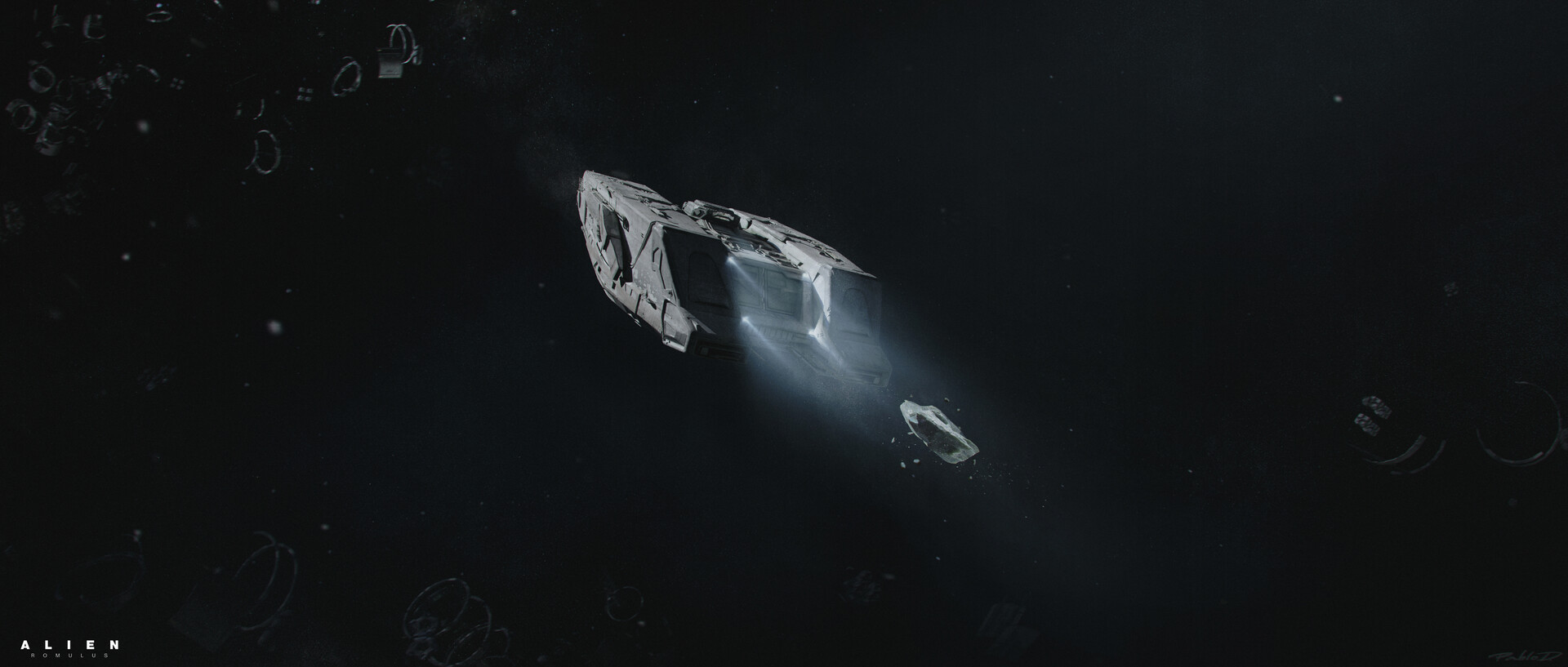 Pablo Dominguez - Alien Romulus. Non Used Echo Probe Designs.