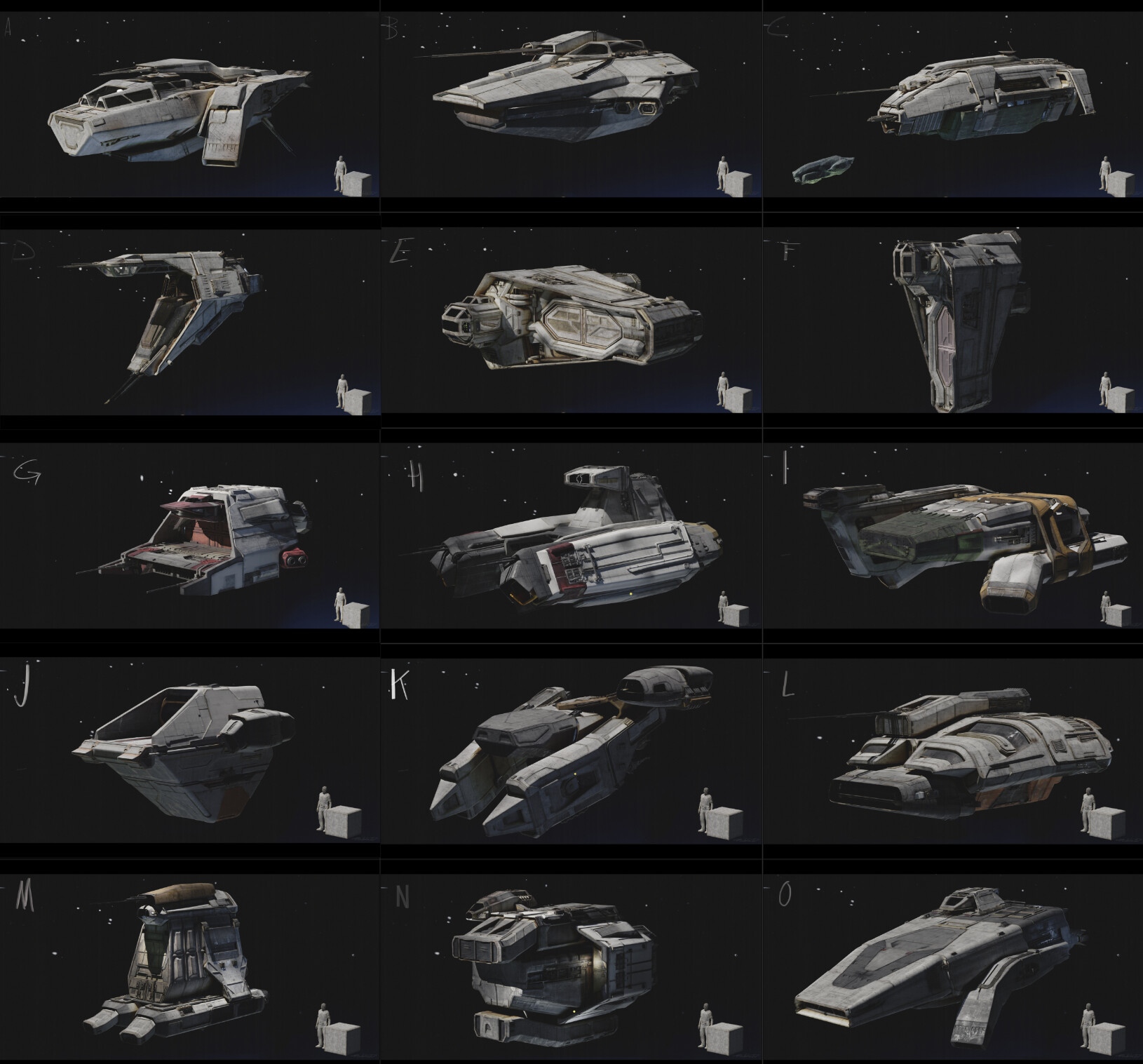 Pablo Dominguez - Alien Romulus. Non Used Echo Probe Designs.