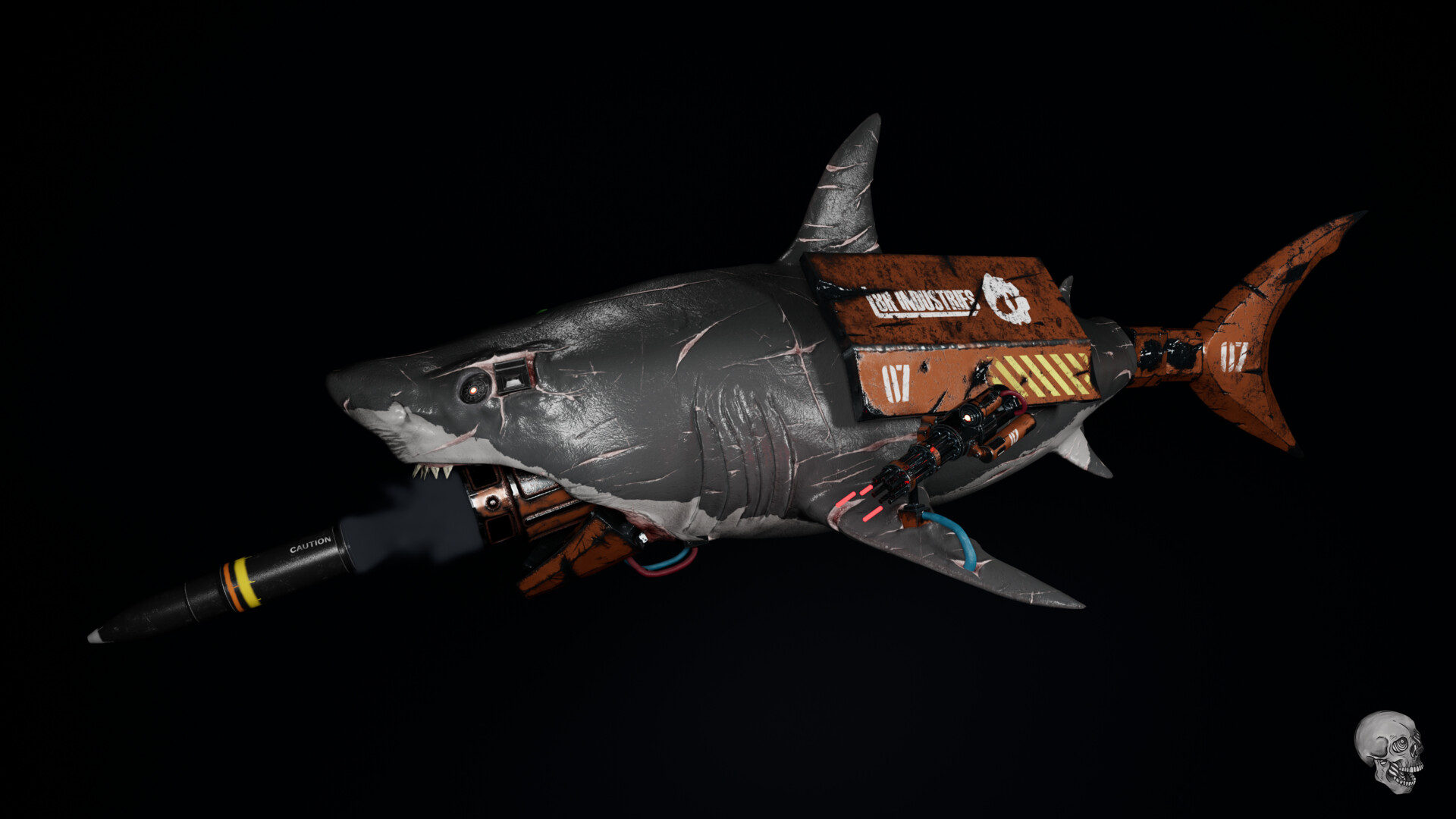 ArtStation - Cyborg Shark.