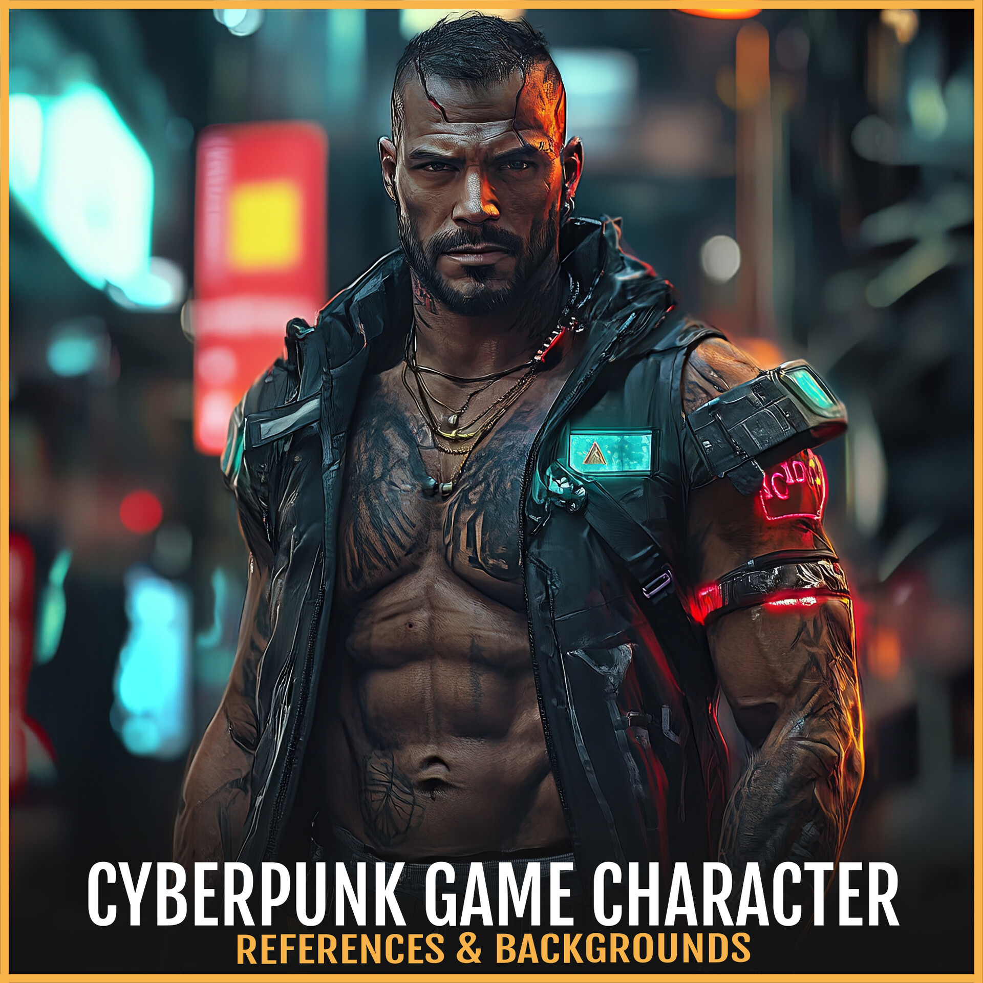 ArtStation - 505 CYBERPUNK GAME CHARACTER