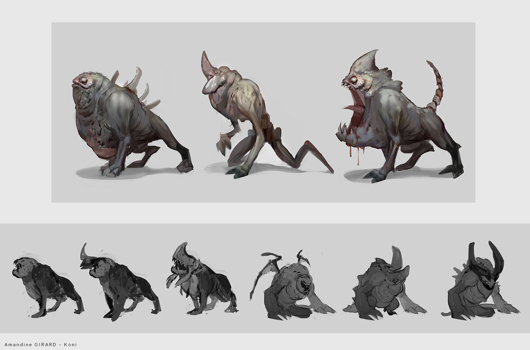 Art of Koni - Concept Artist & Illustrator - - Creatures & Monsters