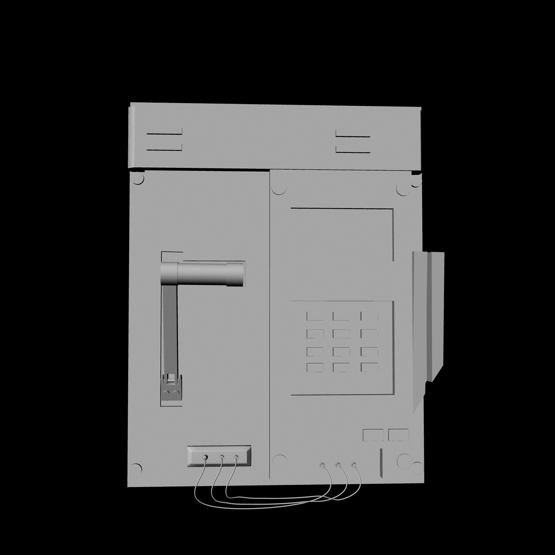 ArtStation - Emergency Control Panel (PBR)