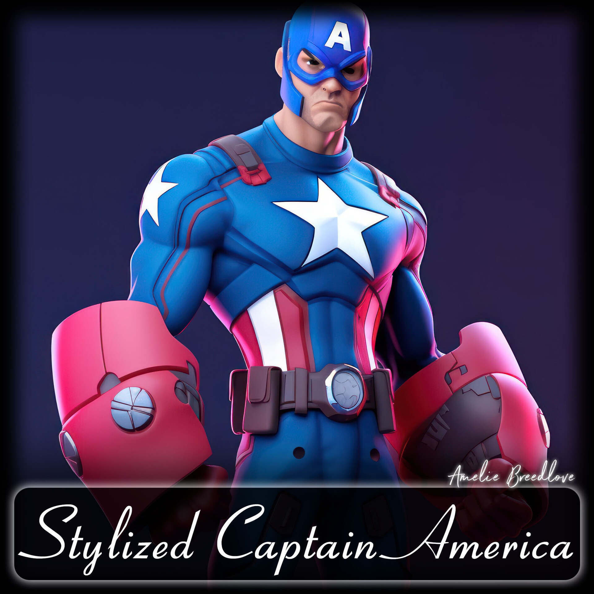 ArtStation - 200 Stylized Captain America Reference Pack | 4K | v.3