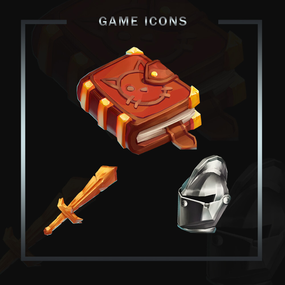 ArtStation - game casual icons