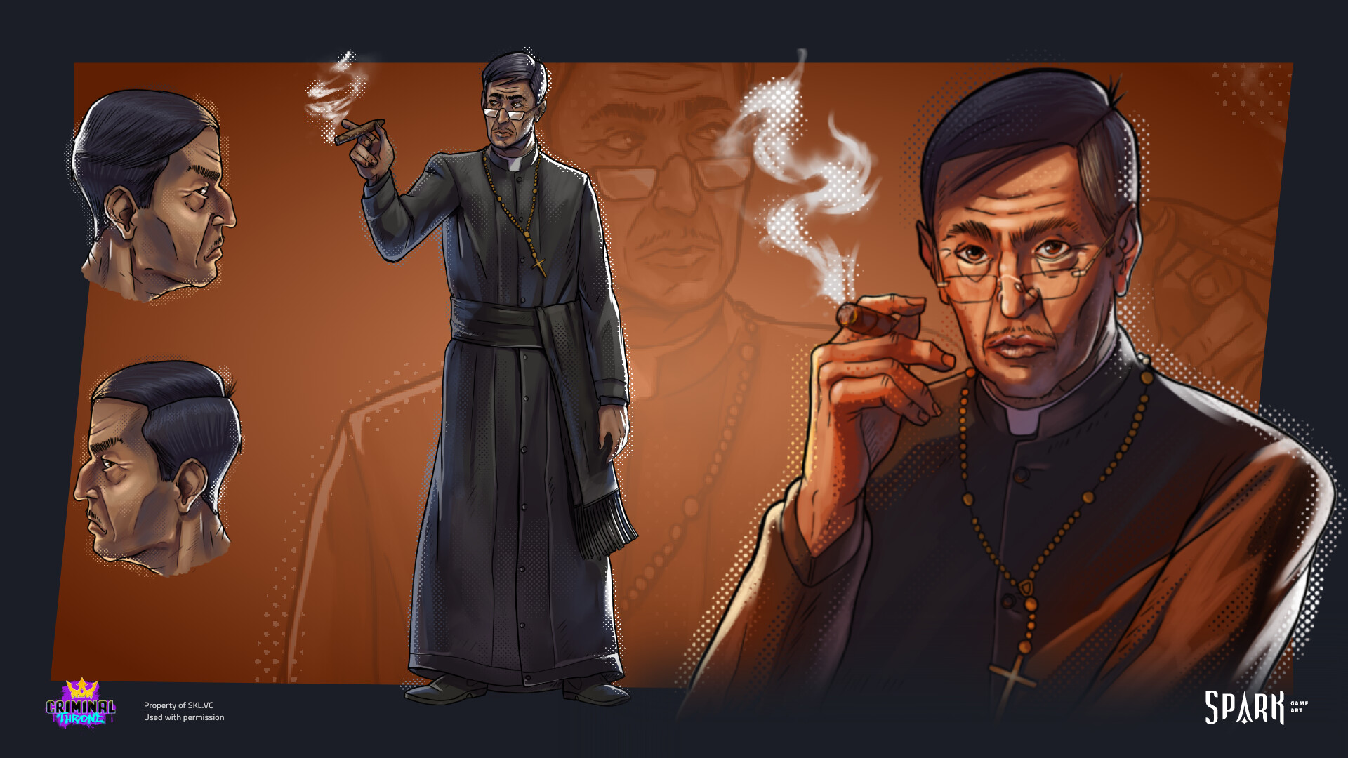 Spark Studio | Game Art - Criminal Throne - Concept Art - Boss Father ...