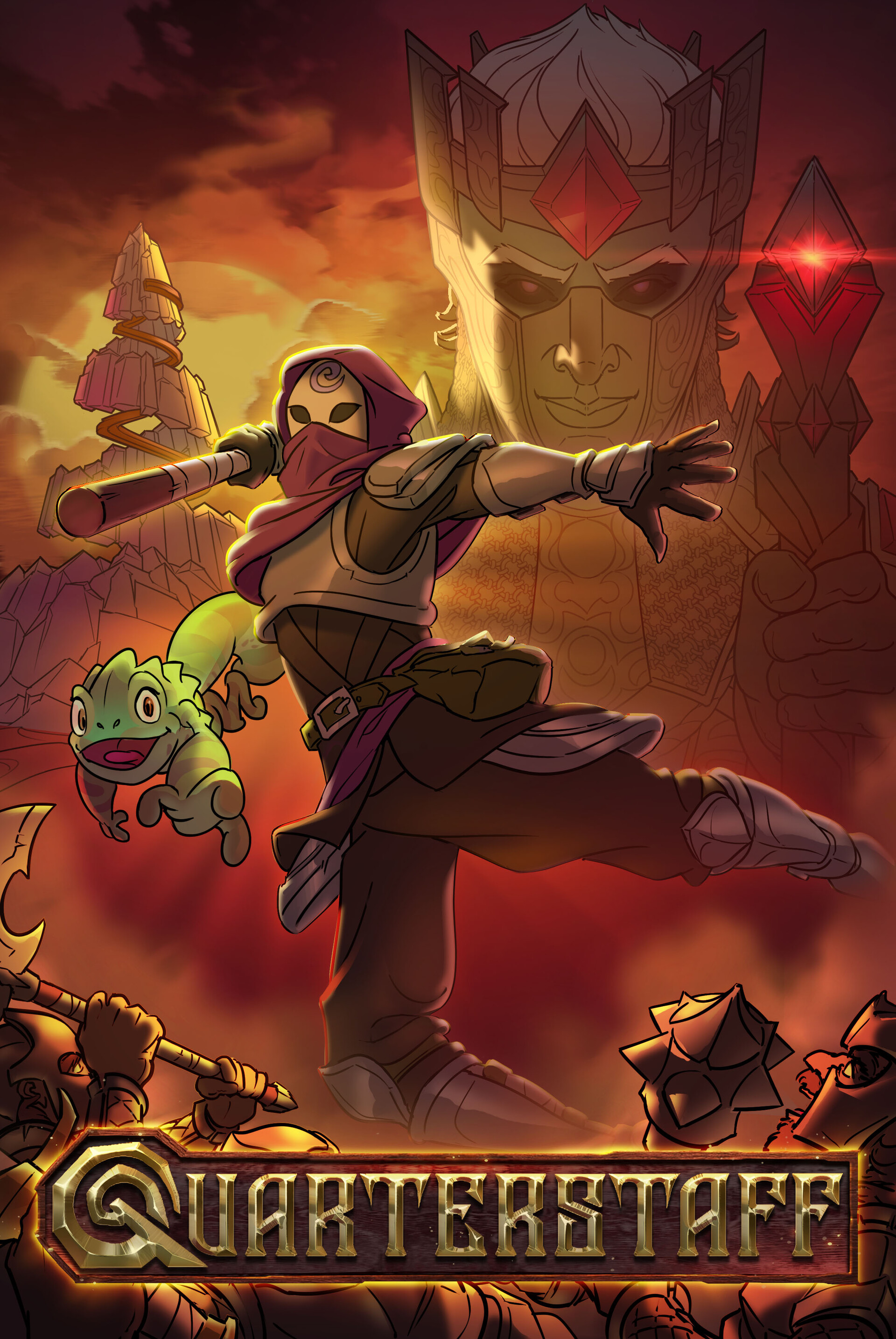 ArtStation - Quarterstaff