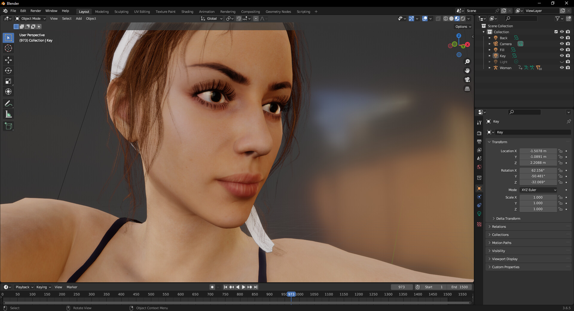 NextUpgrade3d - Realistic Female Athlete in Sportswear Blender Ready ...