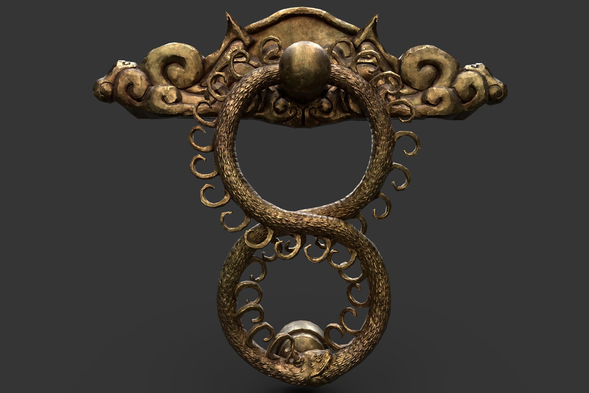 ArtStation - Ouroboros Doorknocker