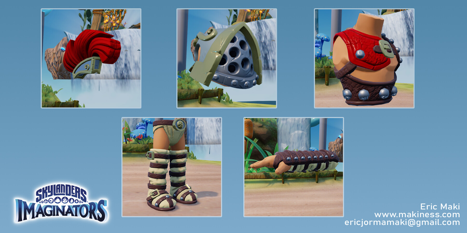 Eric Maki - Character Artist Portfolio - Skylanders Imaginators