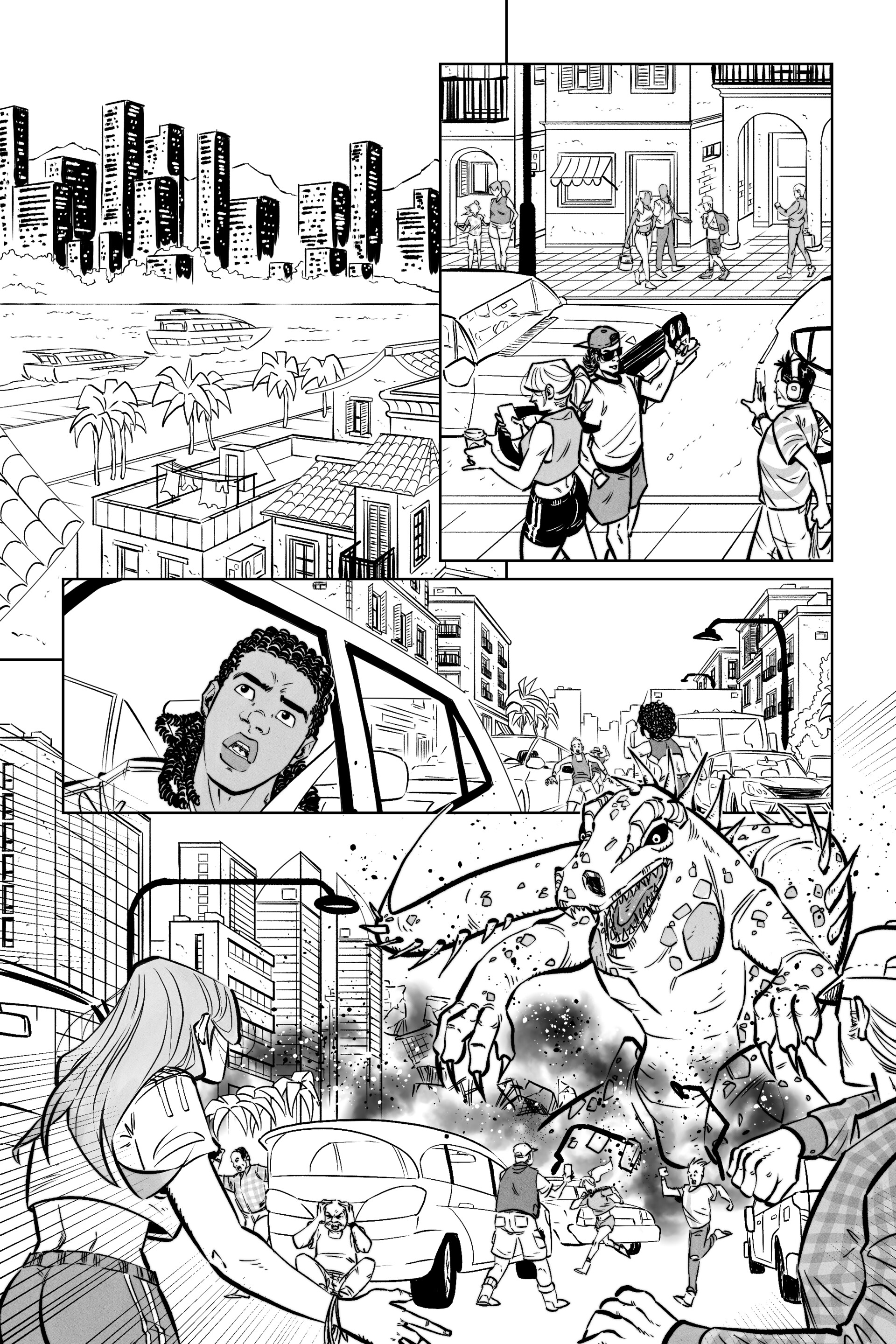 ArtStation - KAIJU ATTACK