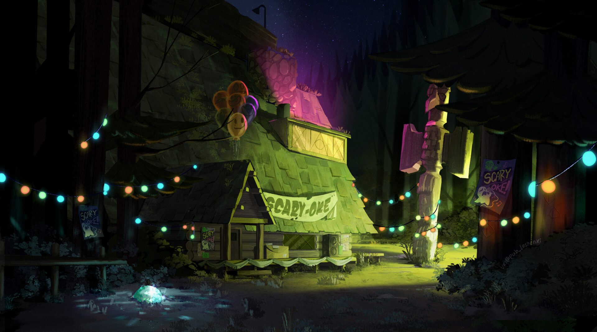 ArtStation - Scary-oke (GF SCREENSHOT REDRAW)