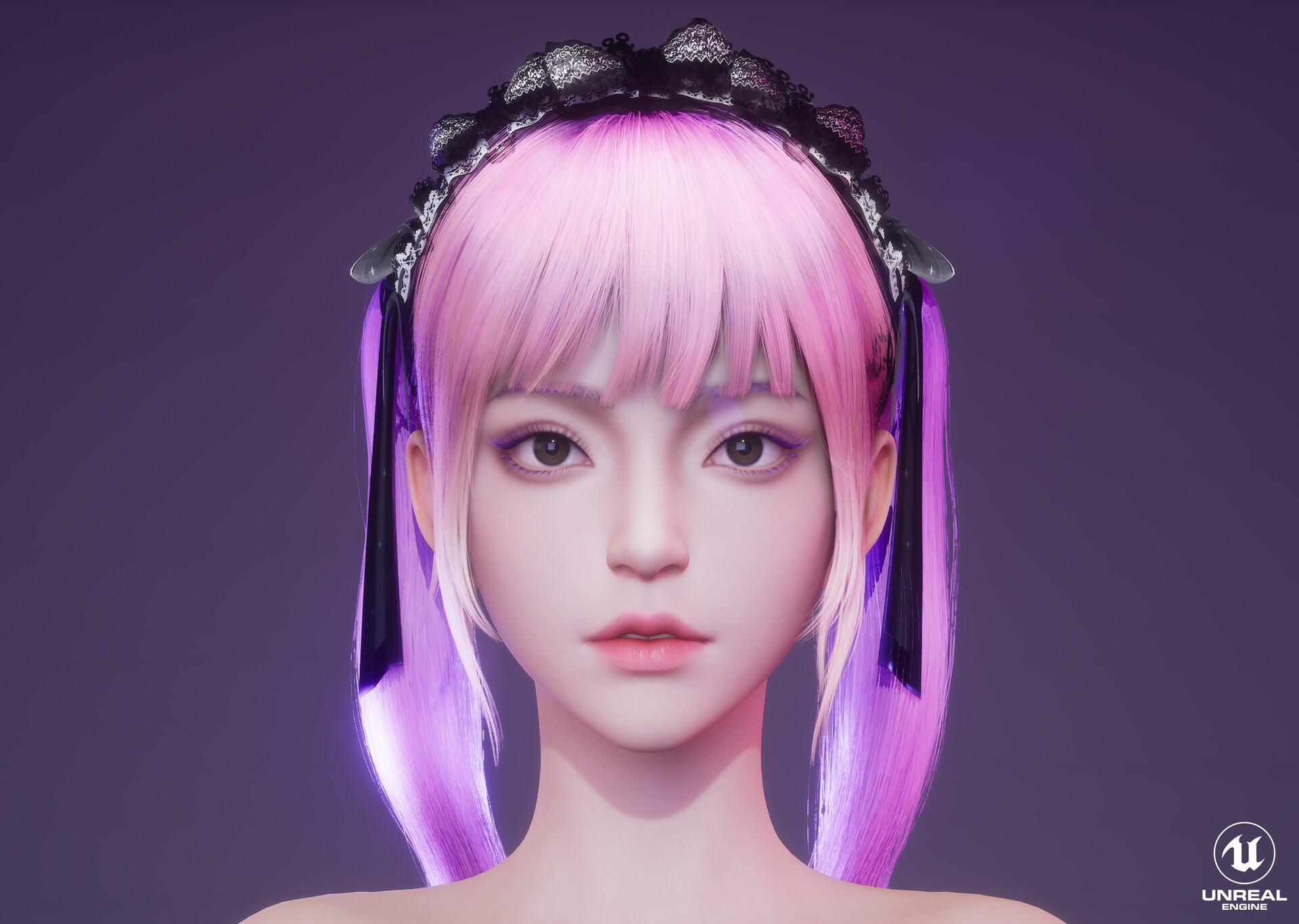 ArtStation - UE练习—女孩