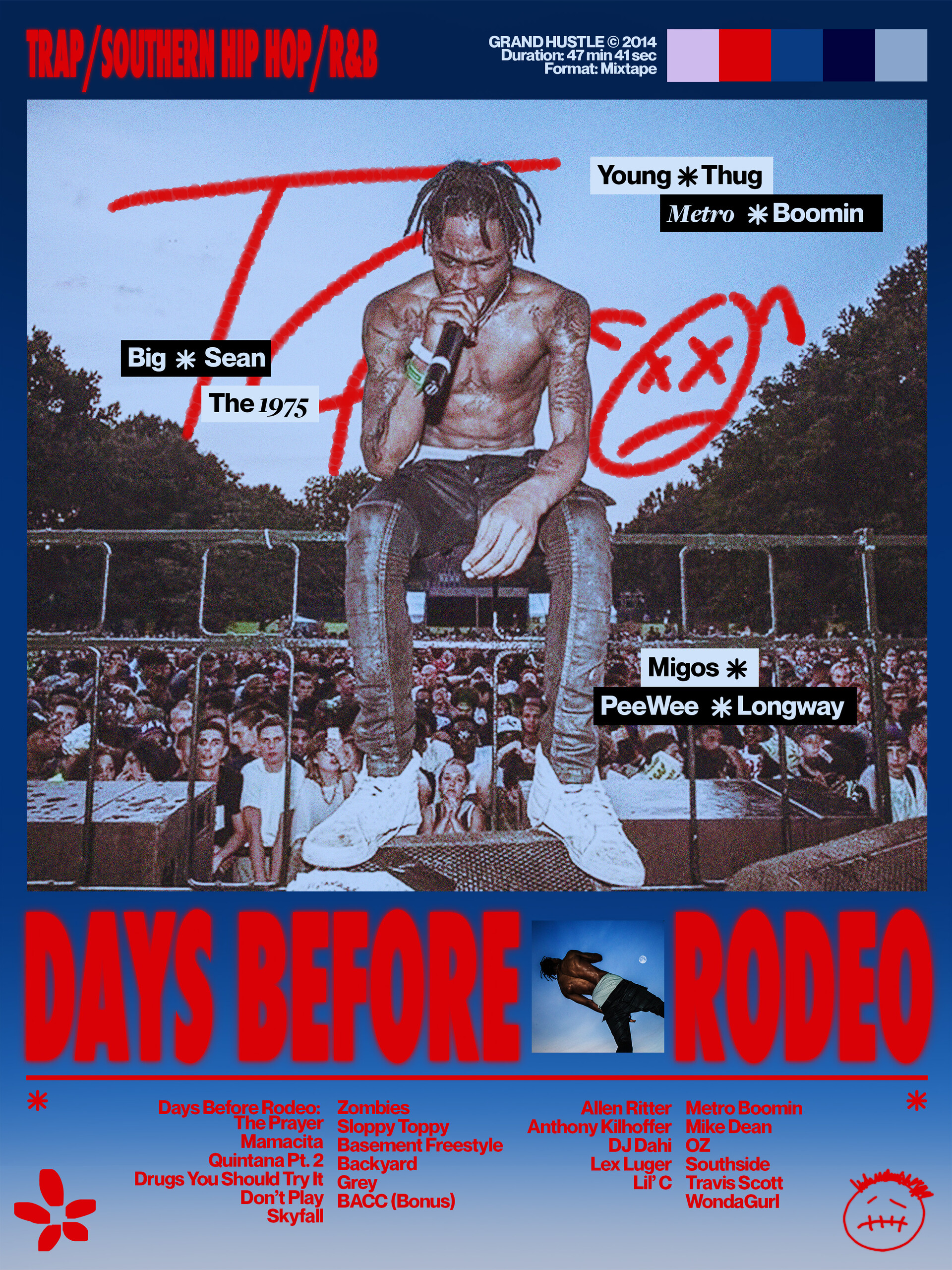 ArtStation - Travis Scott - Days Before Rodeo (Mixtape Poster)
