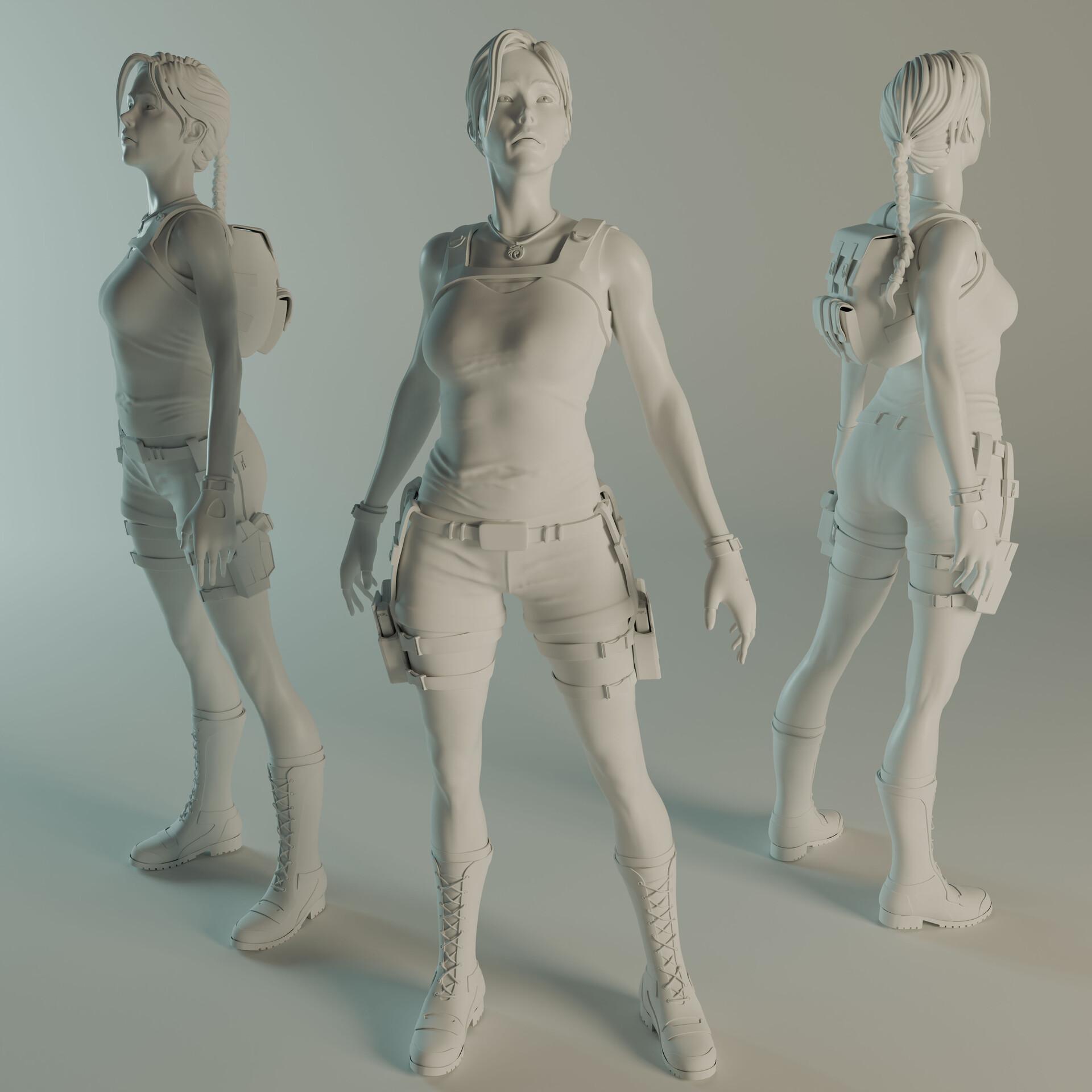 ArtStation - Lara Croft 3D Mode