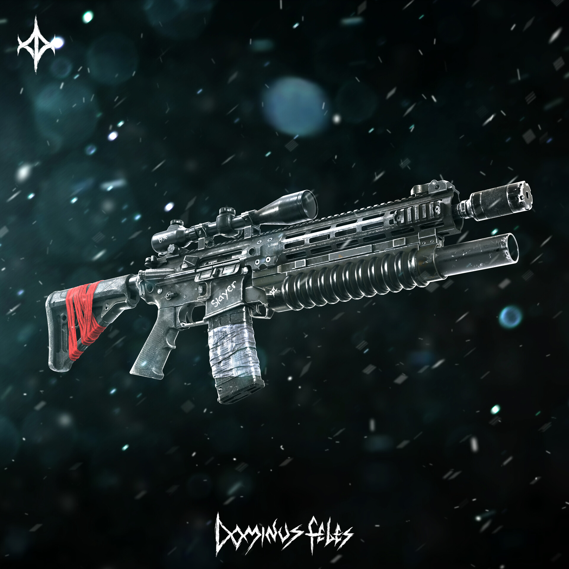 ArtStation - M4 Equipped M203 Grenade Launcher