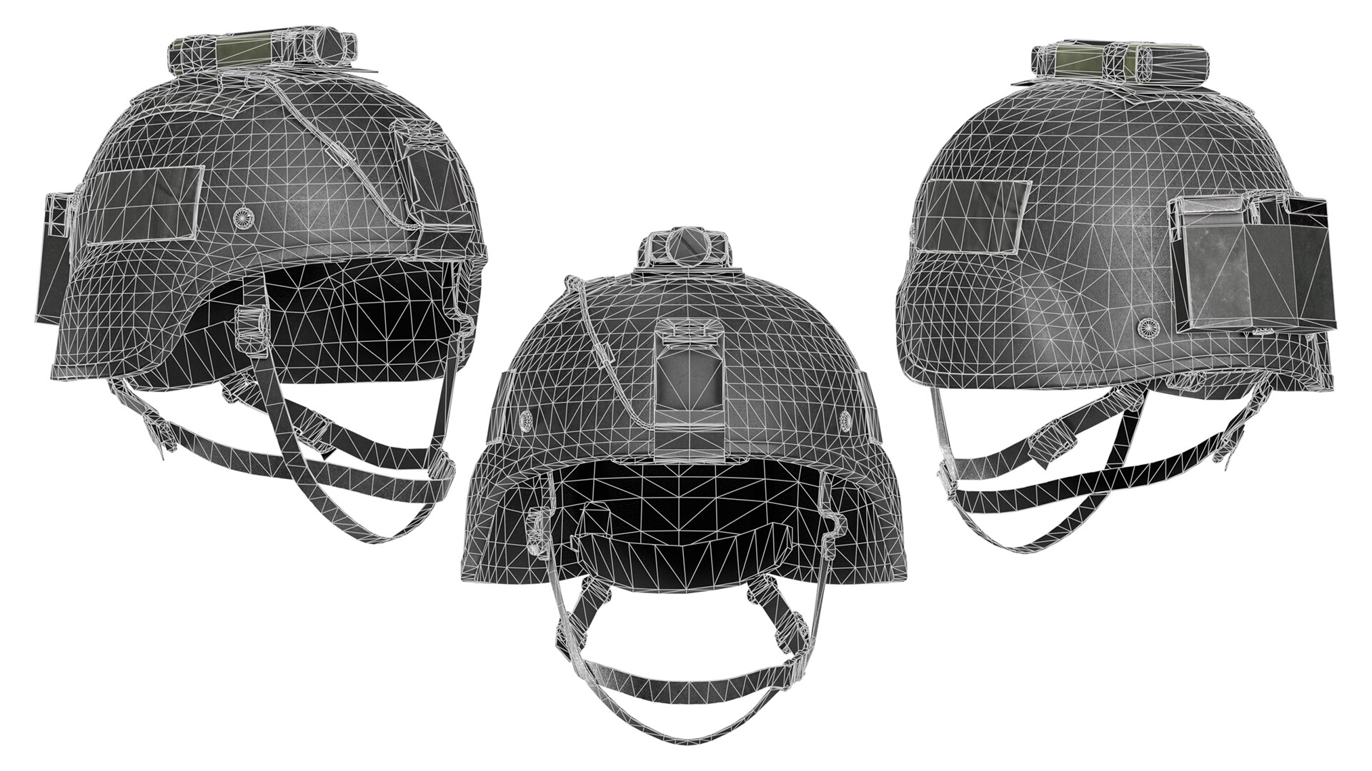 3DMA Studios - MICH HELMET LOW CUT