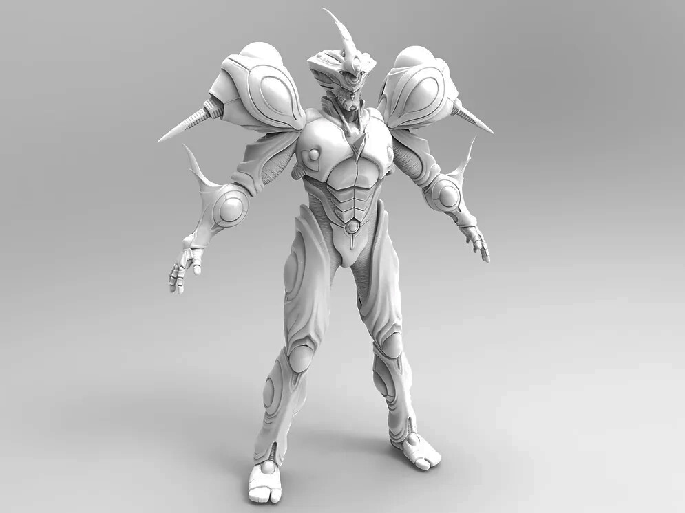 ArtStation - Guyver Gigantic (Untextured)