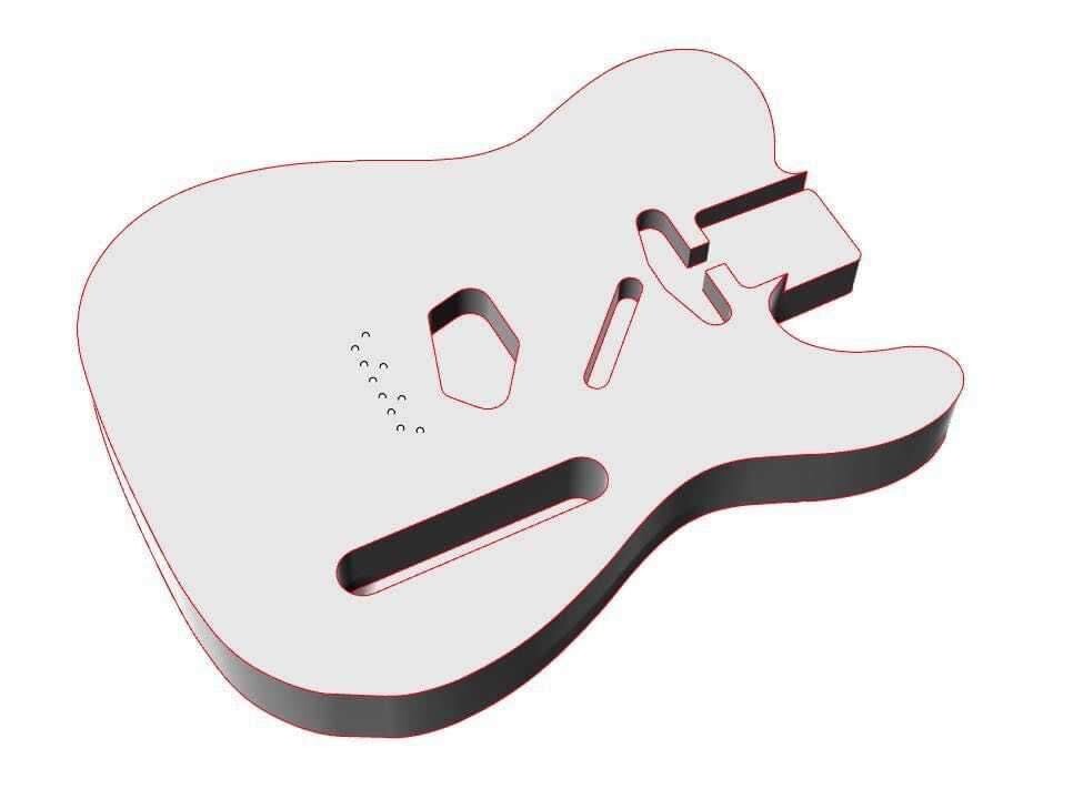 ArtStation - Telecaster style guitar