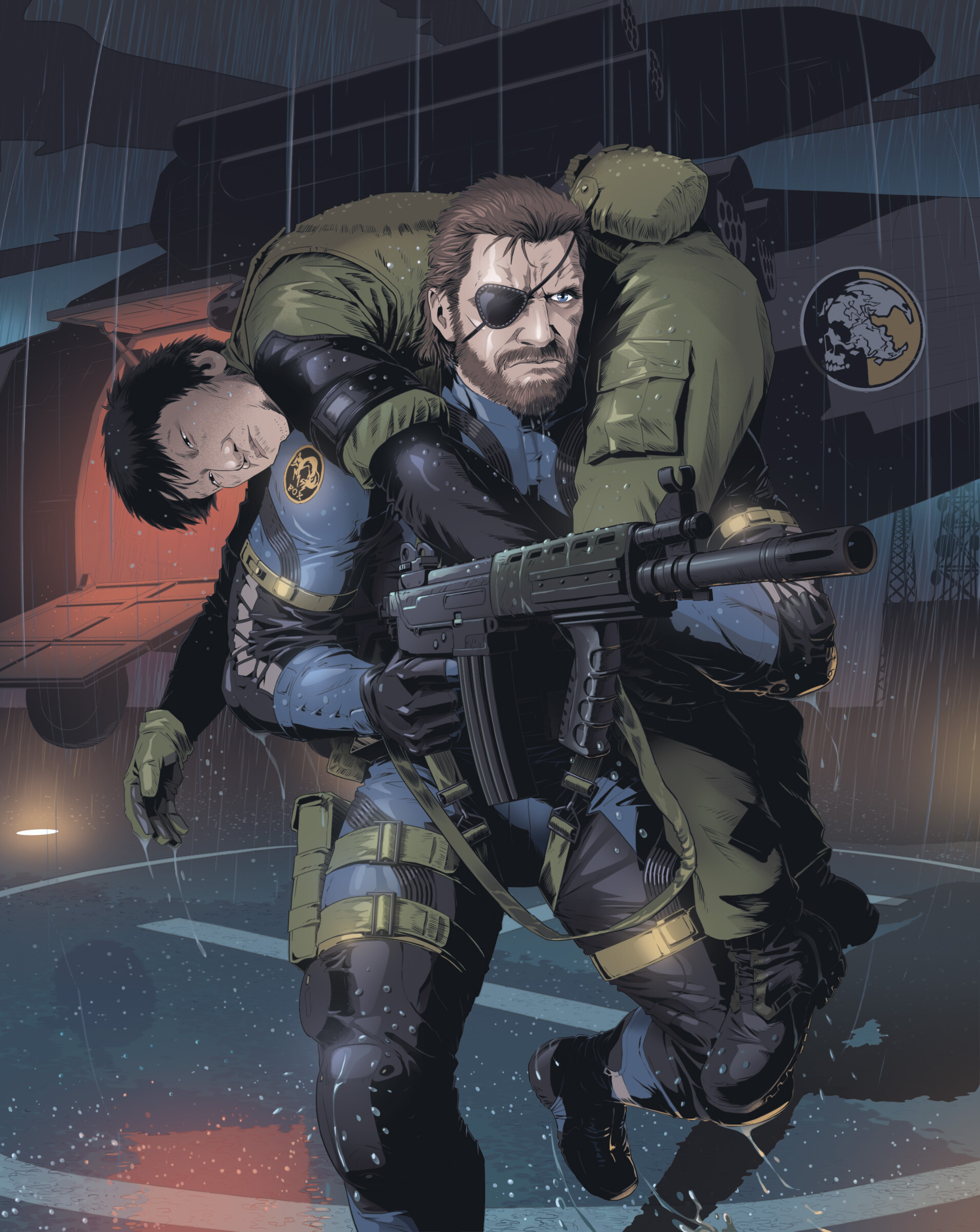 ArtStation - Hideo Kojima rescue mission MGSV GZ