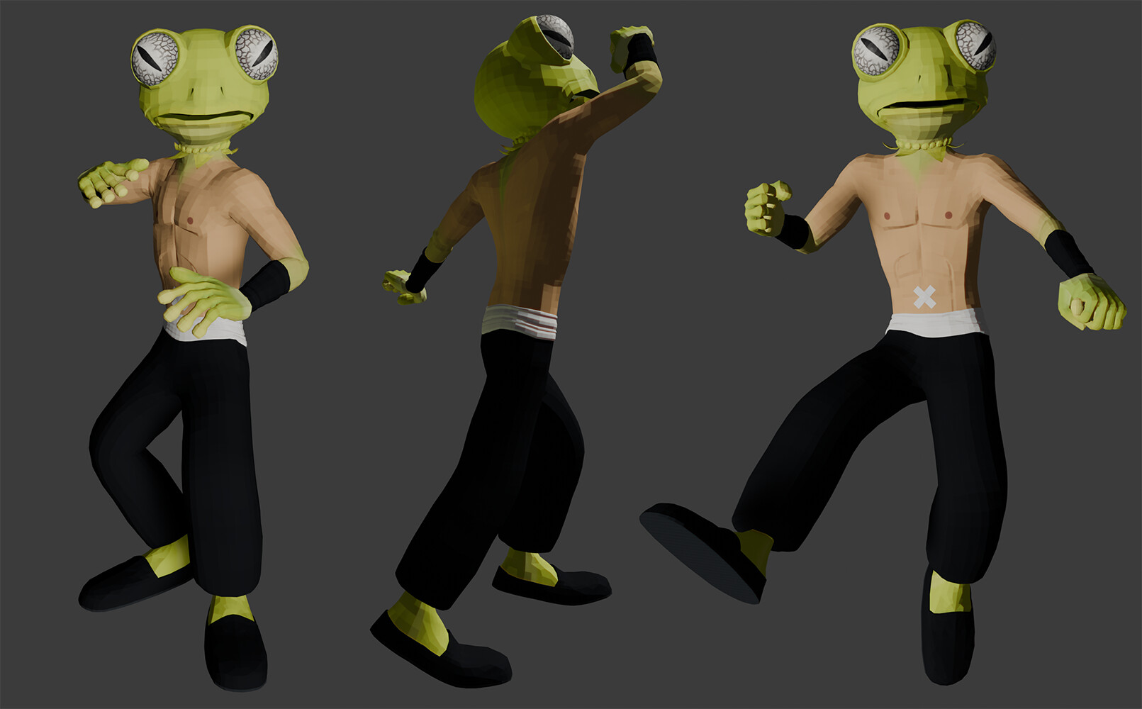 ArtStation - Yakuza Apocalypse frog-man 3D model