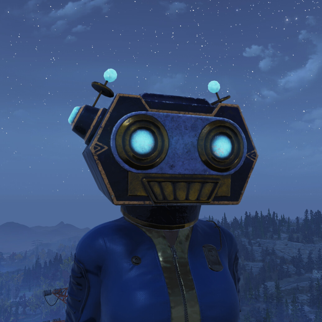 ArtStation - Fasnacht Glowing Robot Mask (Asset Integration) - Fallout ...