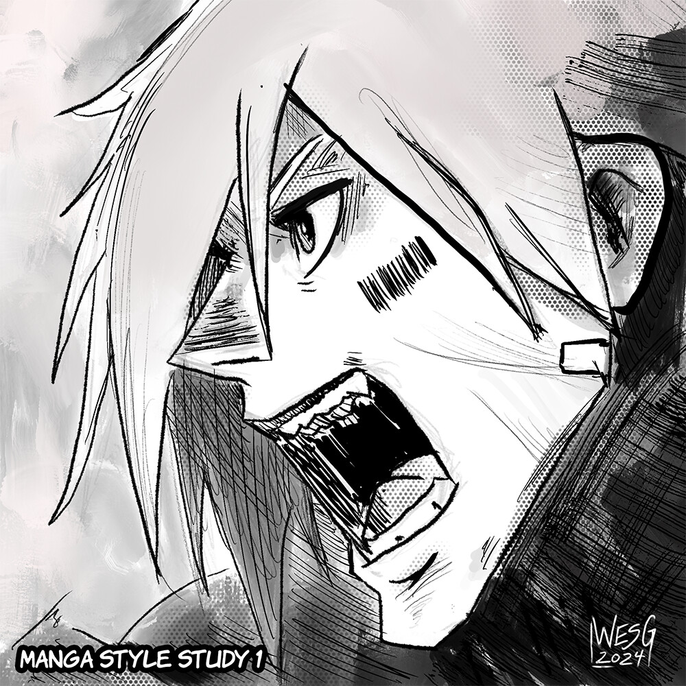 ArtStation - Manga Style Study #1