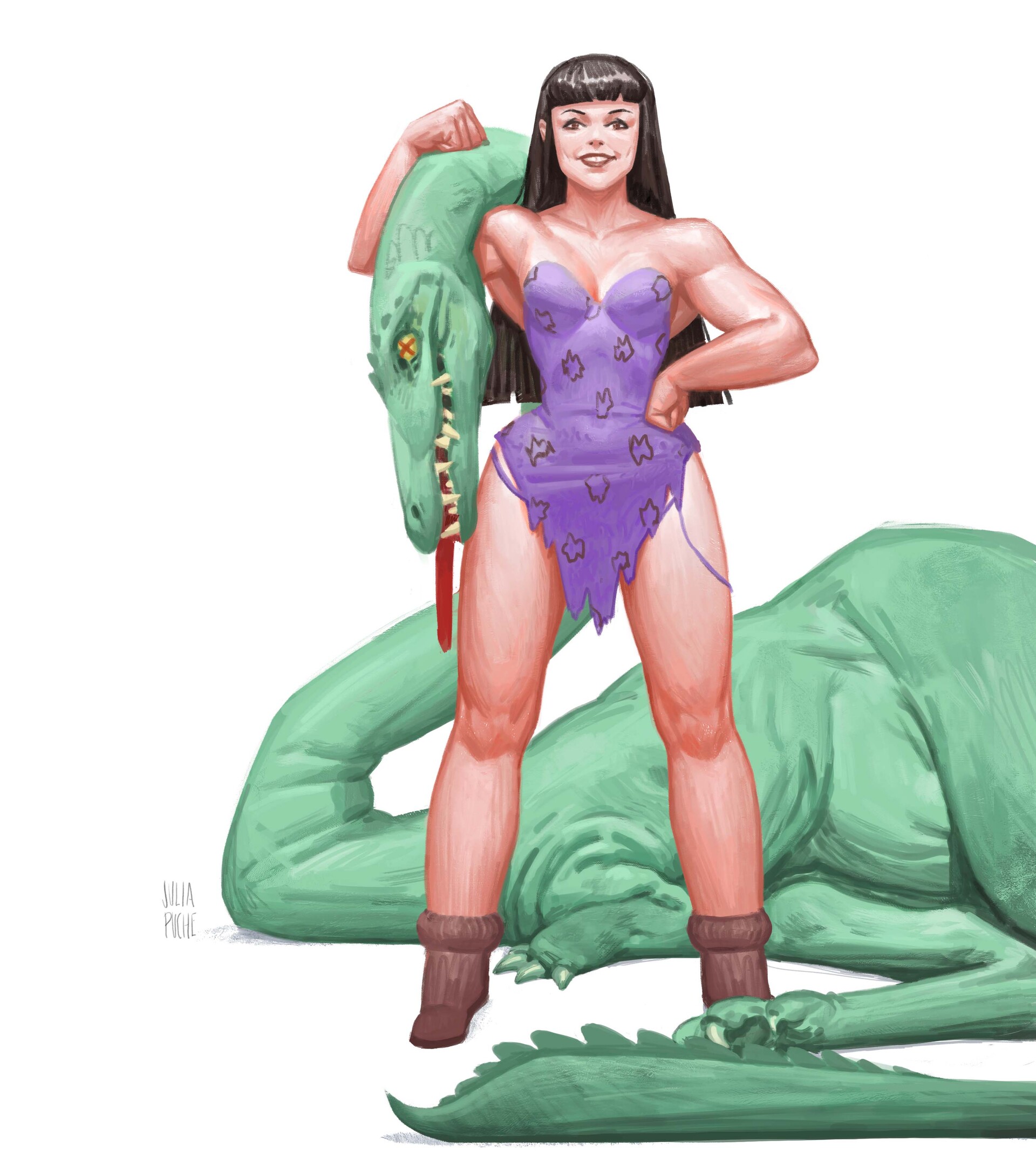 ArtStation - Strong girl