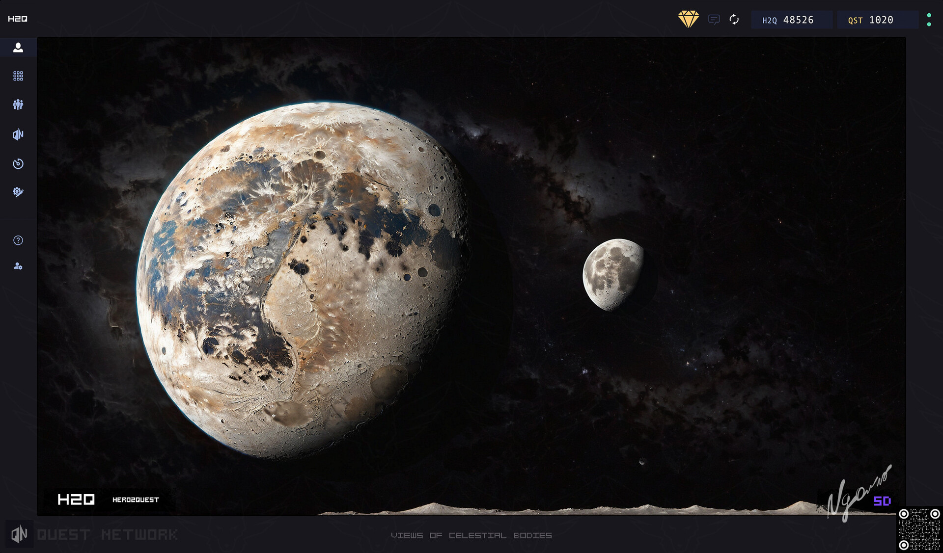 ArtStation - VIEWS OF CELESTIAL BODIES