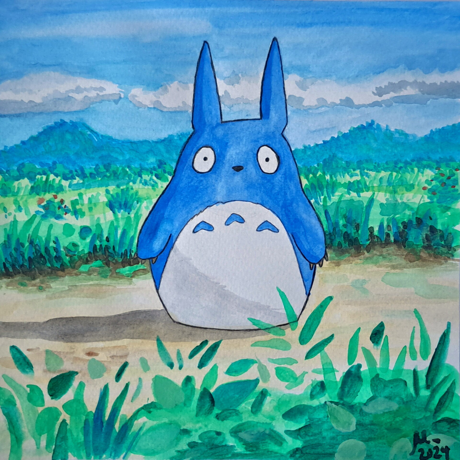 ArtStation - Baby Totoro