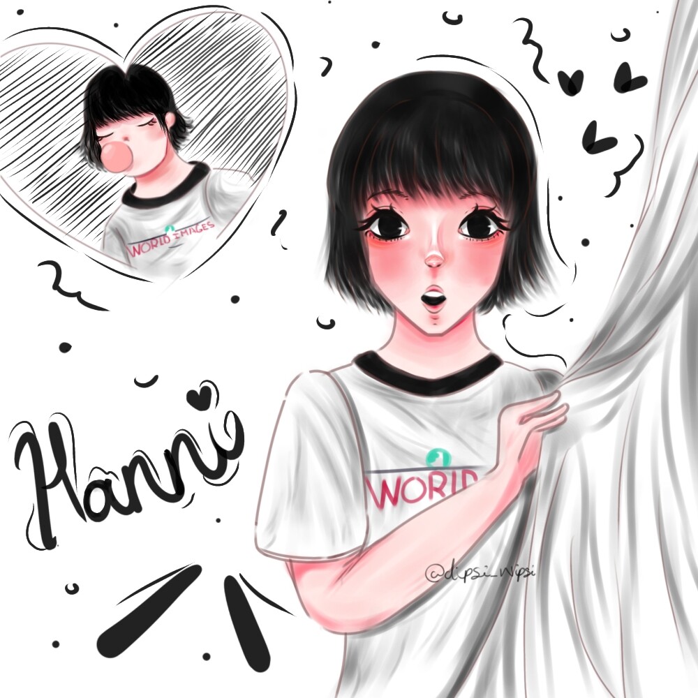 ArtStation - Hanni from Newjeans