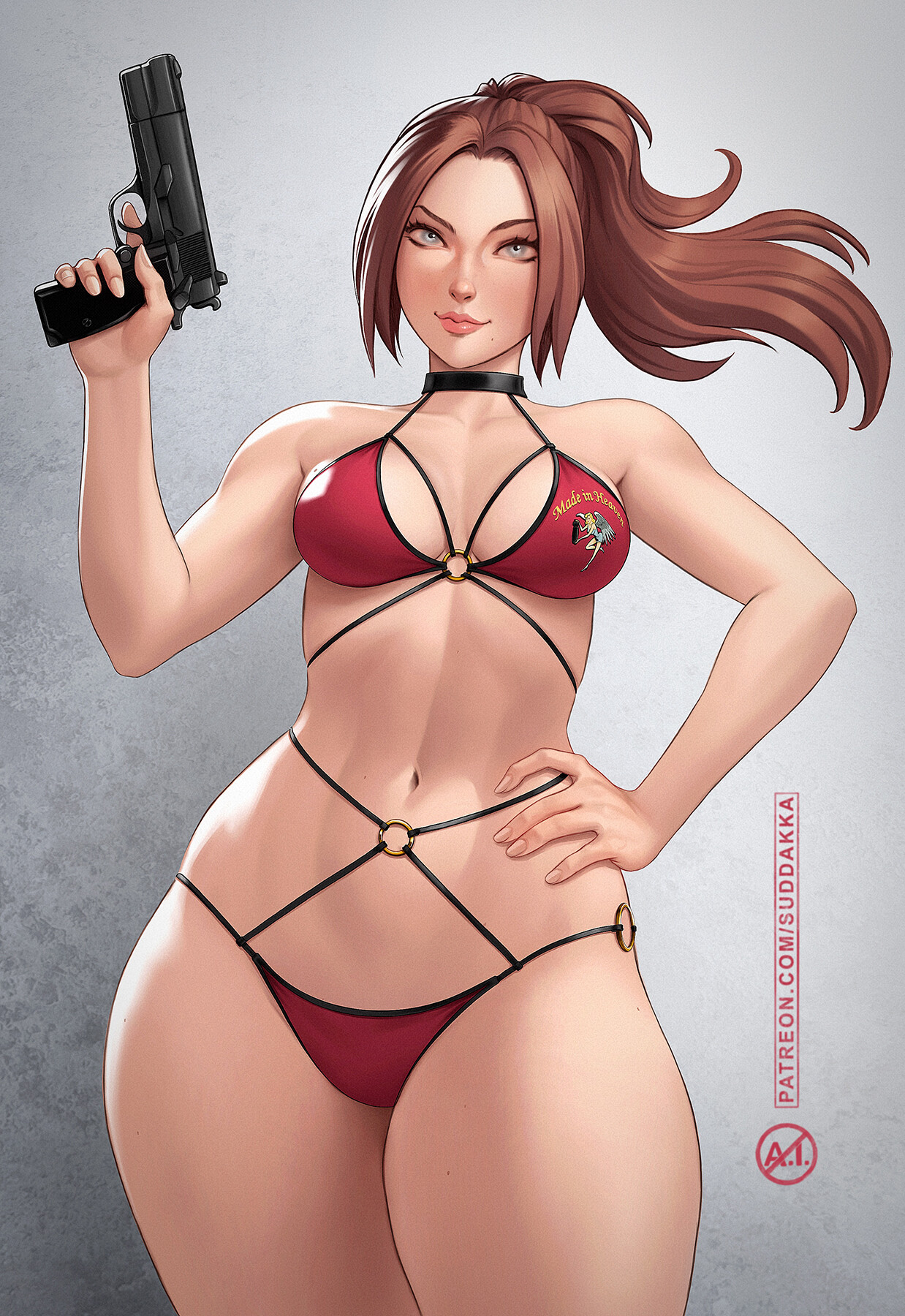 ArtStation - Claire Redfield Swimsuit