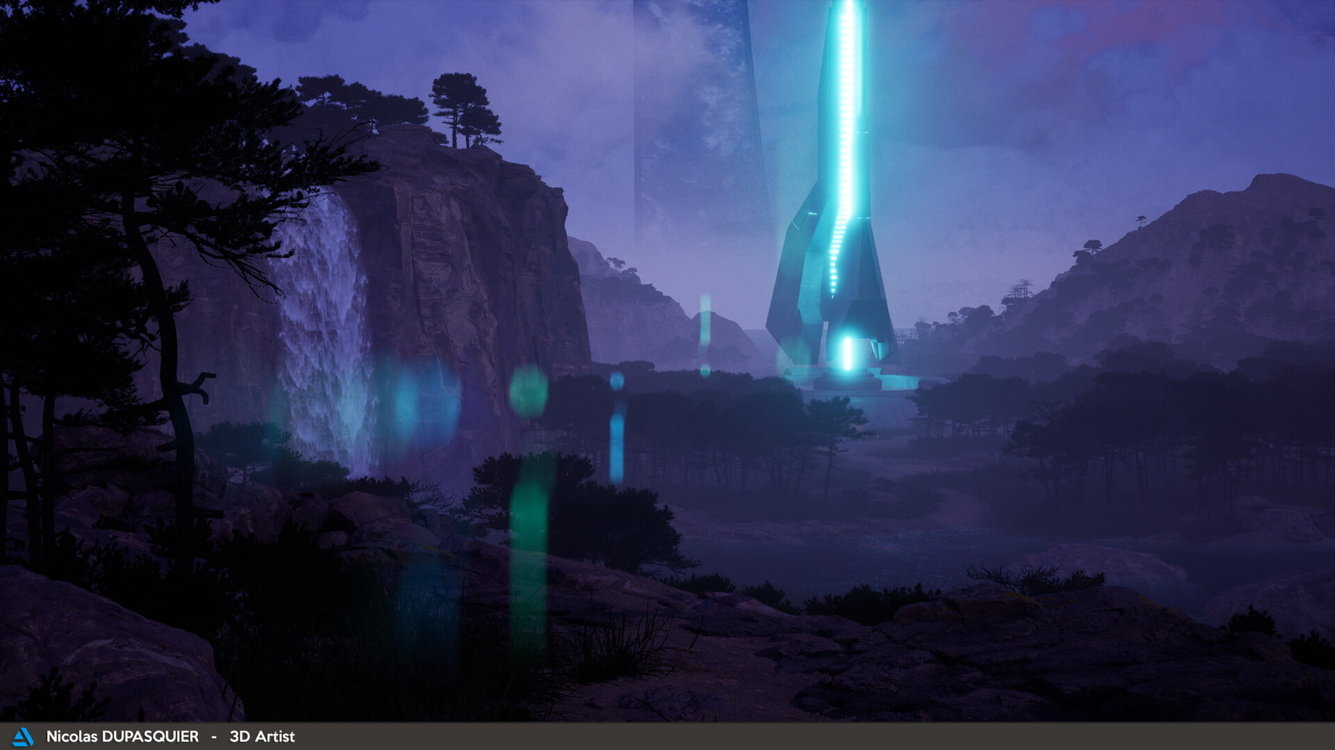 Nicolas DUPASQUIER - Installation 04 ( Halo ) - Unreal 5.4 Scene