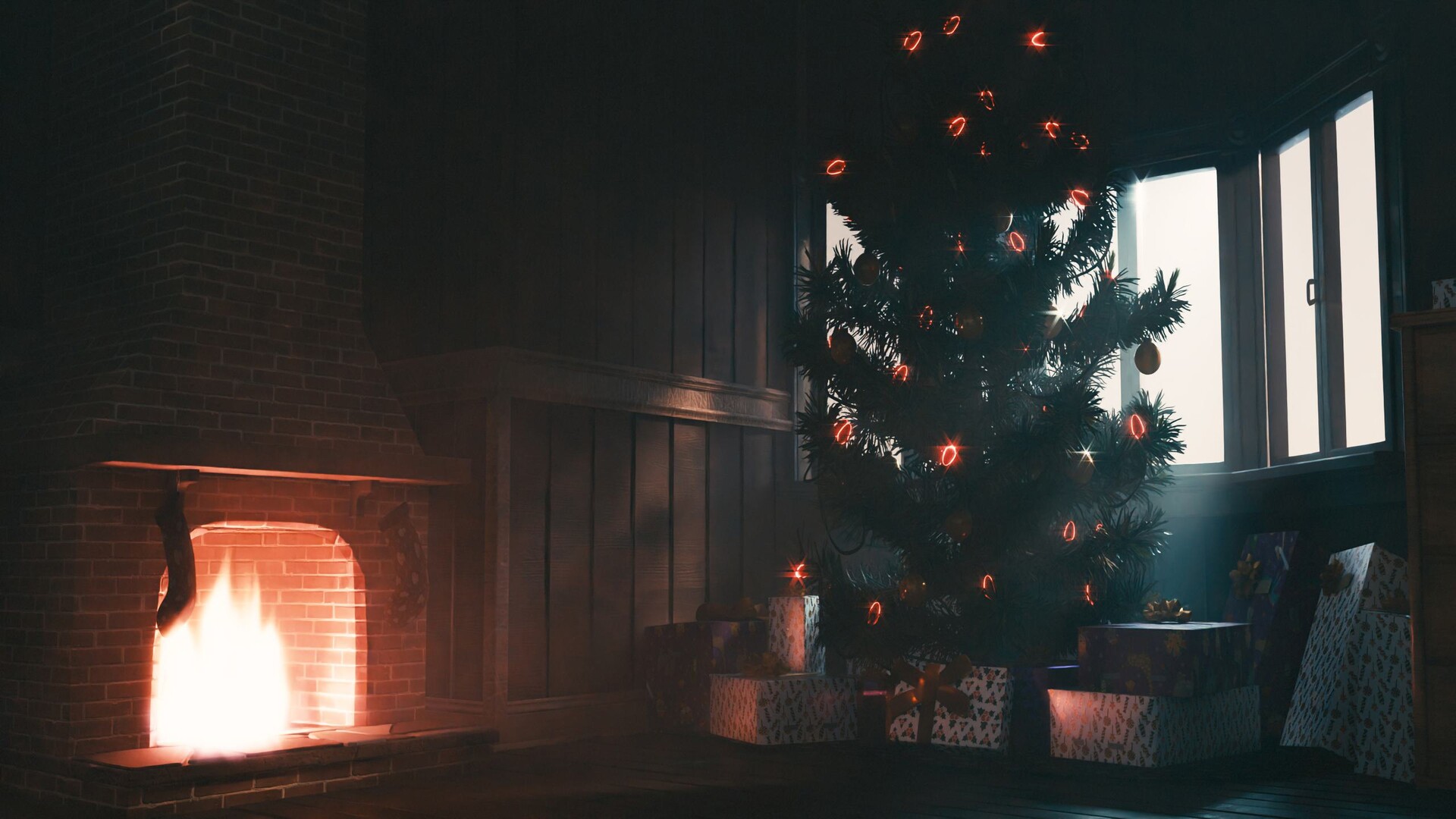 ArtStation - Festive Firelight