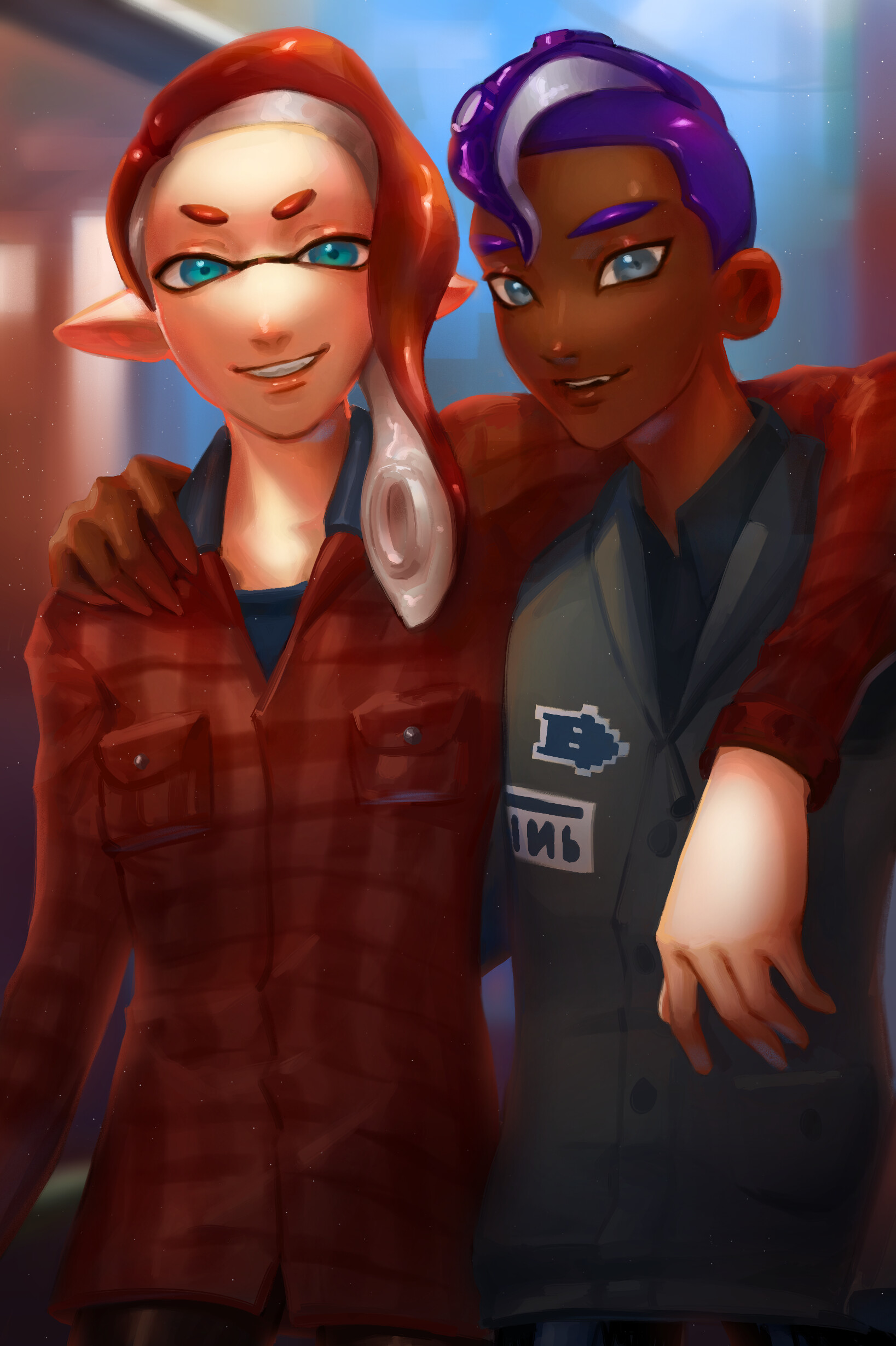 ArtStation - splatoon commission