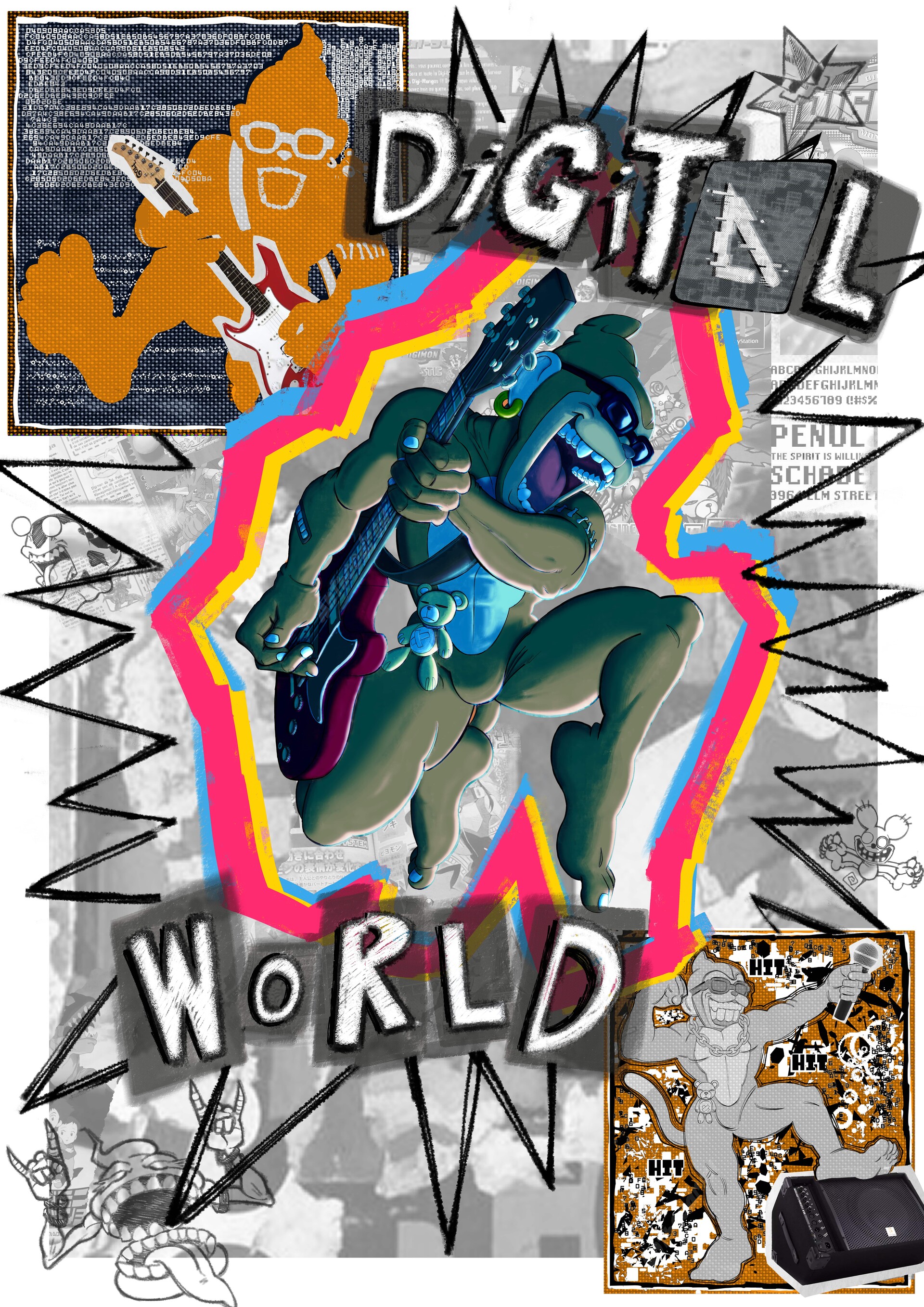 ArtStation - Etemon Fan Art (from Digimon Adventure)