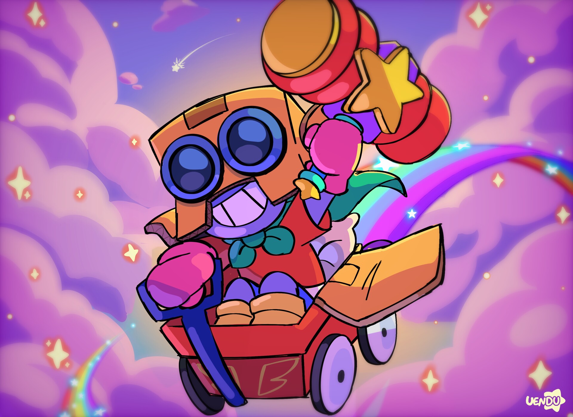 André [Deco] Worcman - BRAWL STARS - “Dream Hero Carl” Skin Idea