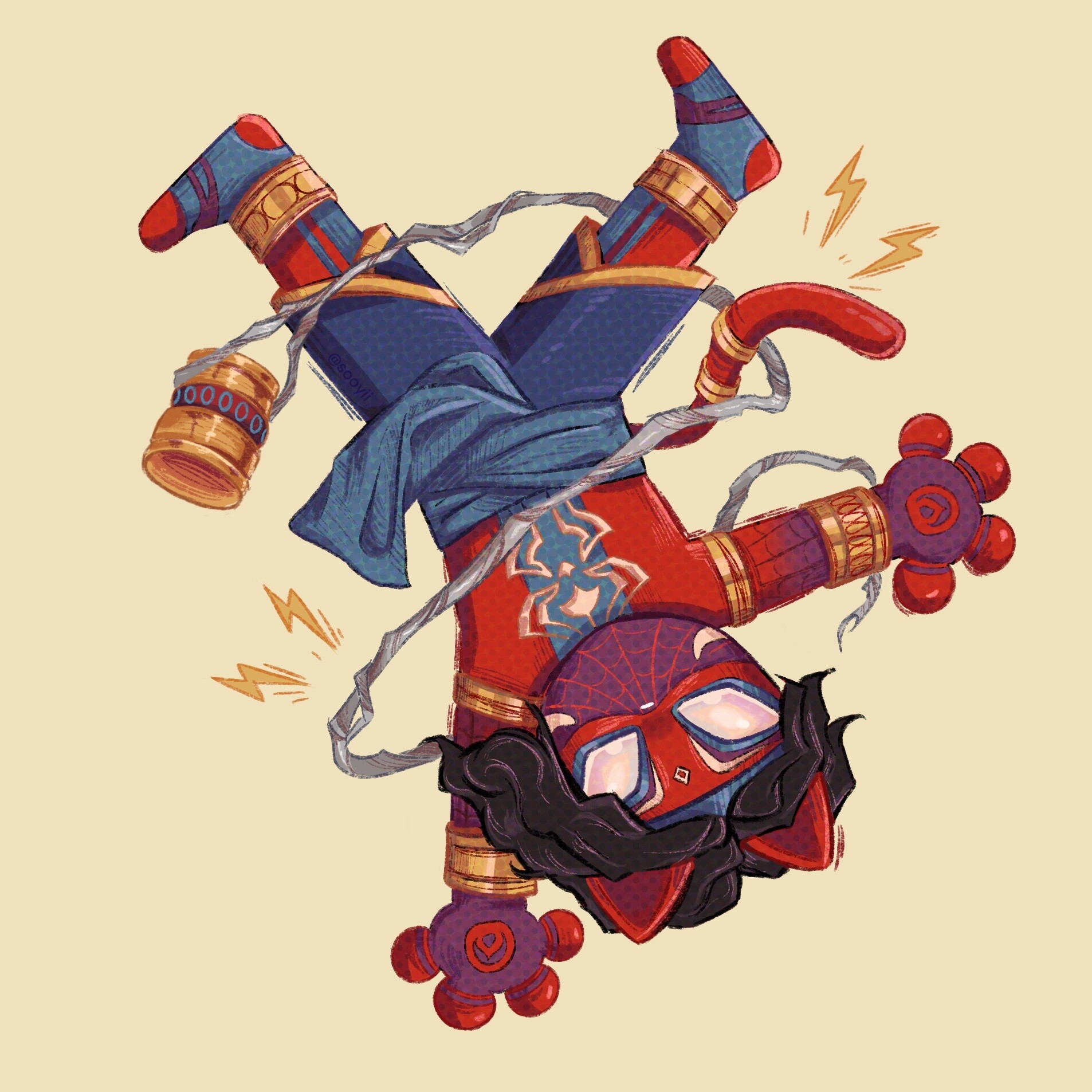 ArtStation - Pavitr Spiderman Cat