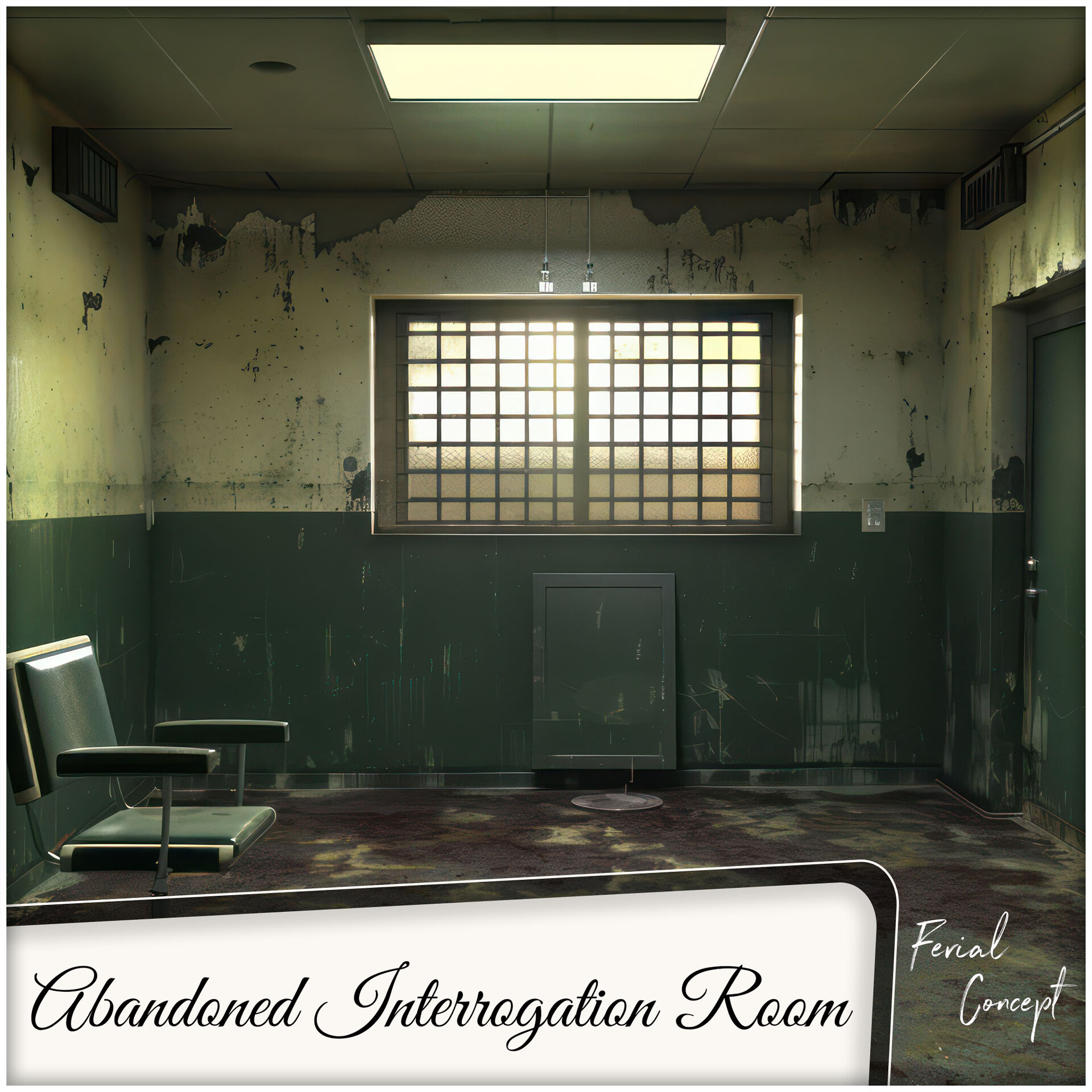 ArtStation - 🔹250 Abandoned Interrogation Room - Environment Concept ...