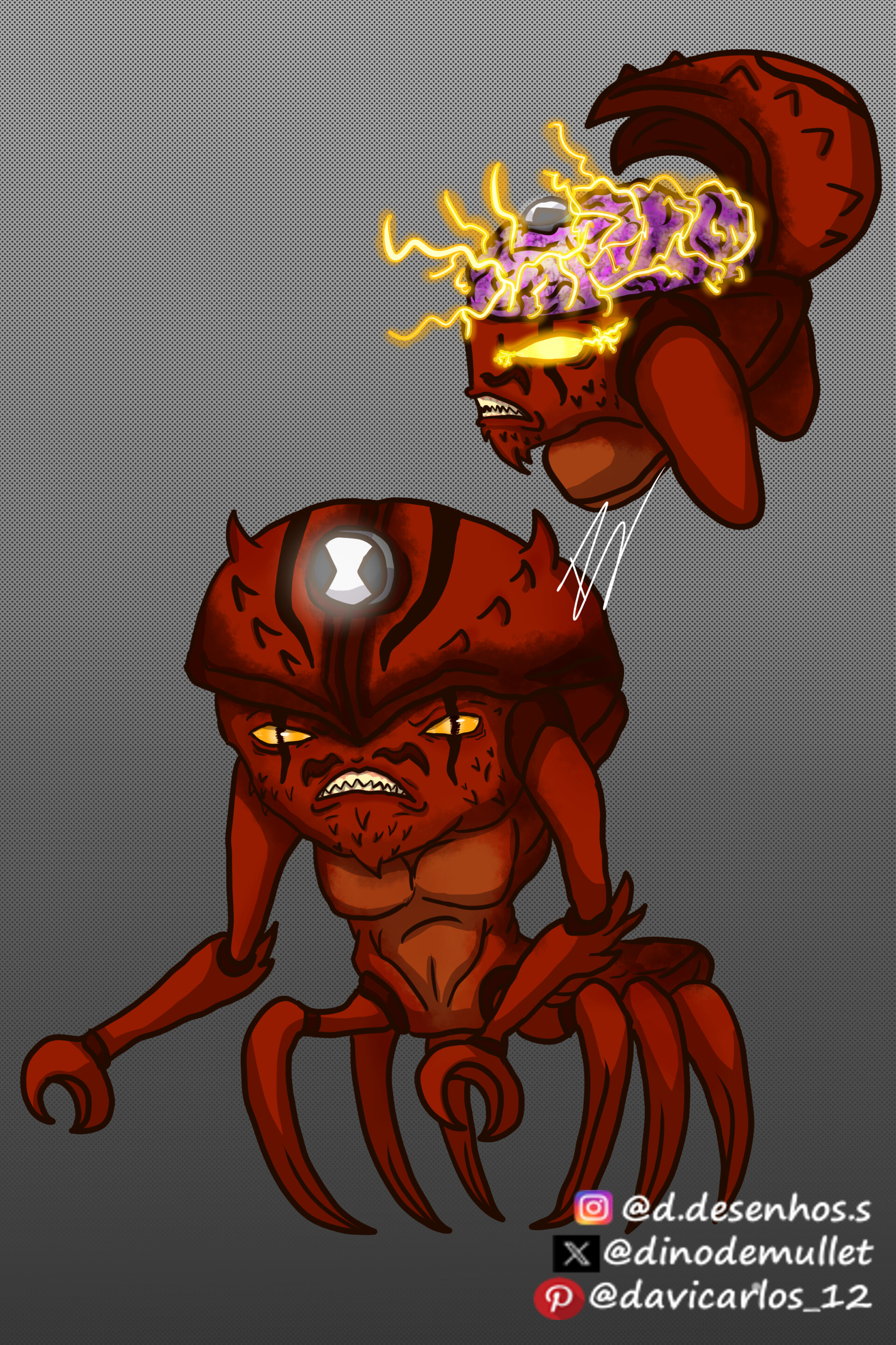 ArtStation - Brainstorm - Ben 10 Fanart