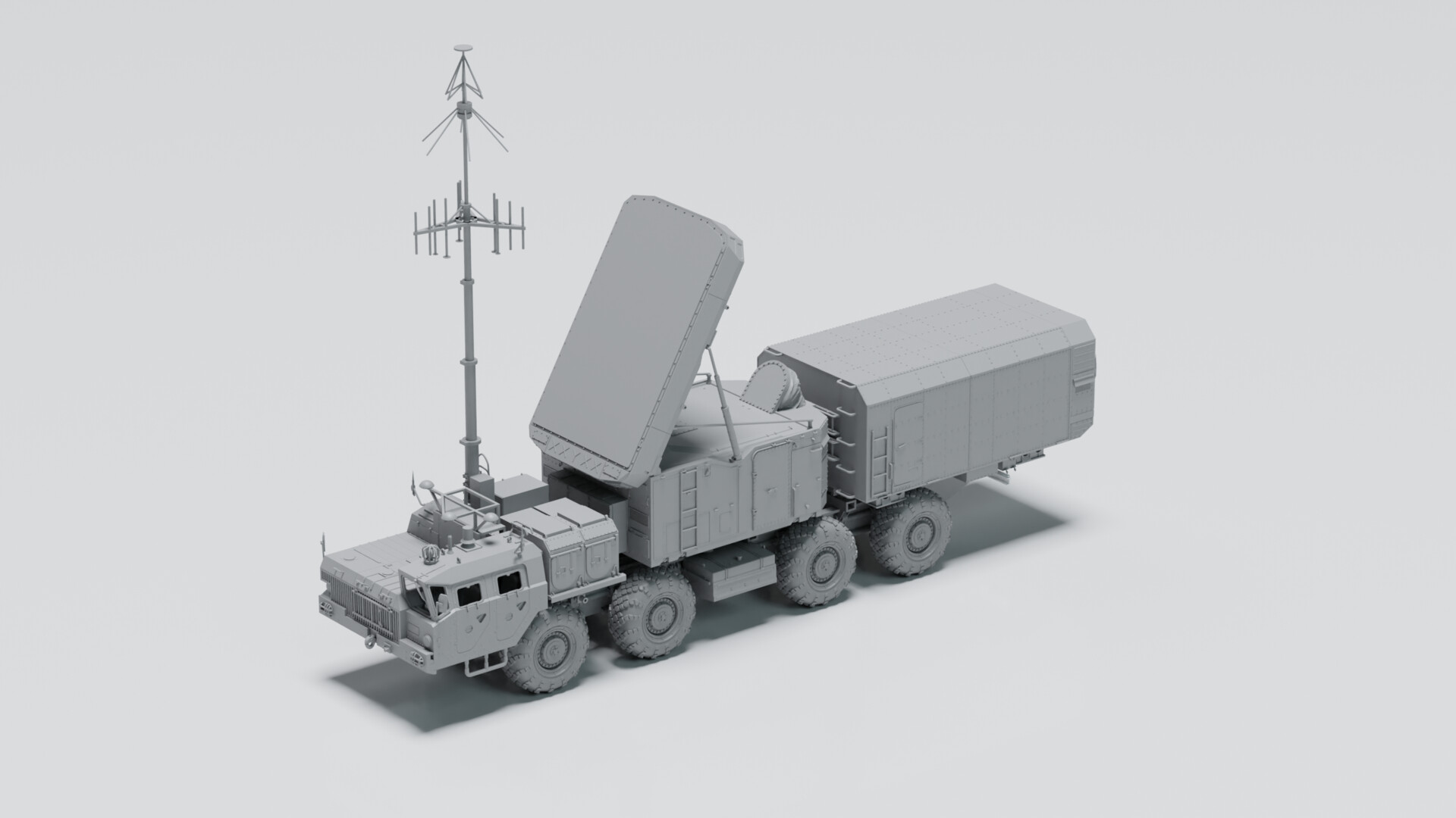 ArtStation - 30N6E “Flap Lid” Radar System