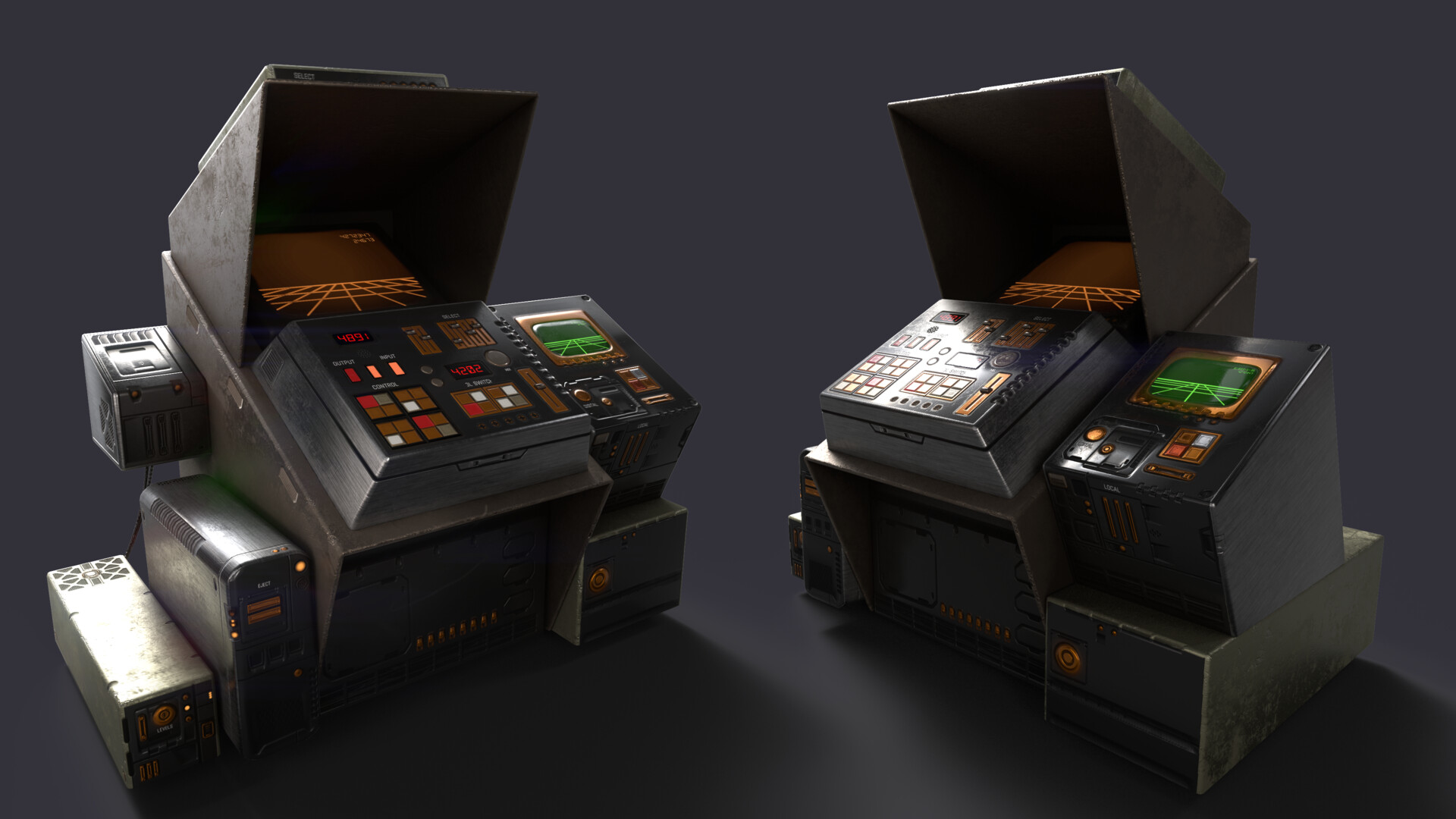 Gerardo Tioseco - Retro futuristic Computer Terminal