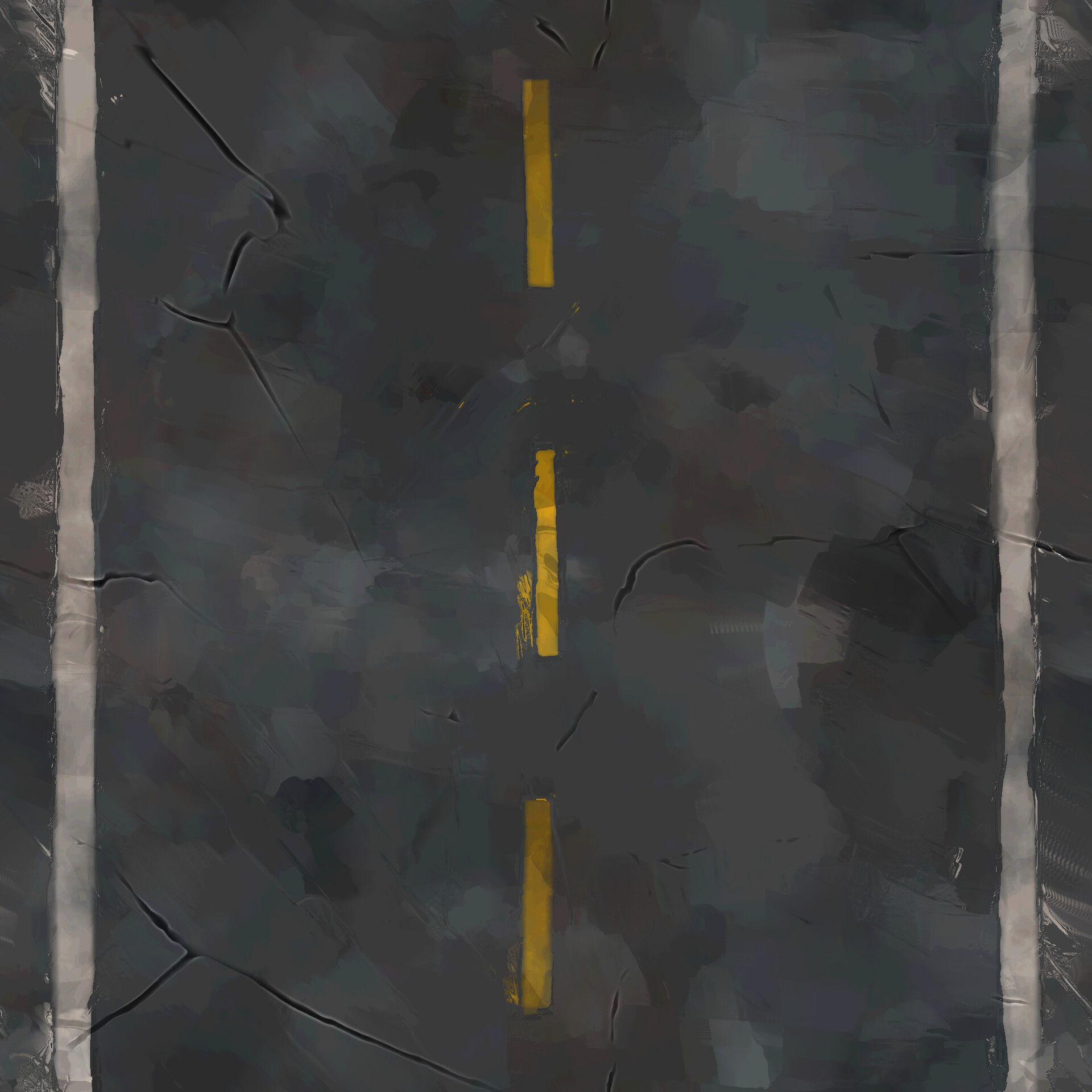 M. Godoi - Hand Painted Asphalt