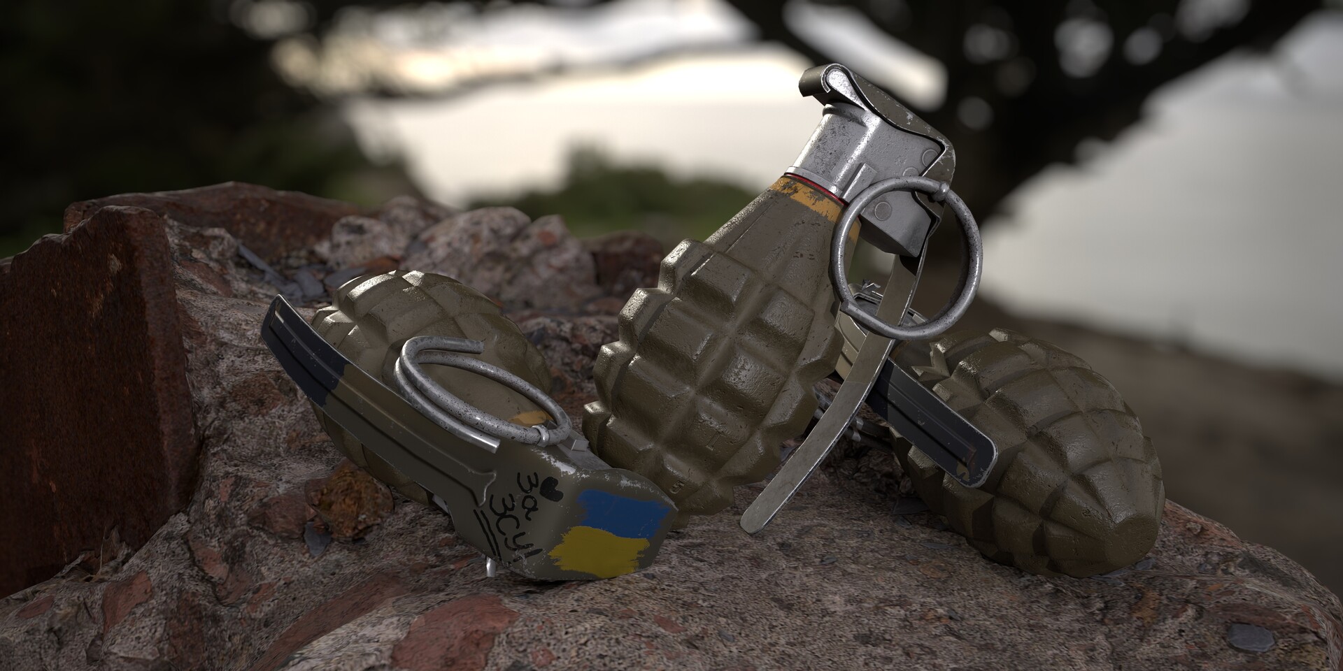 ArtStation - US Army Grenade MK II