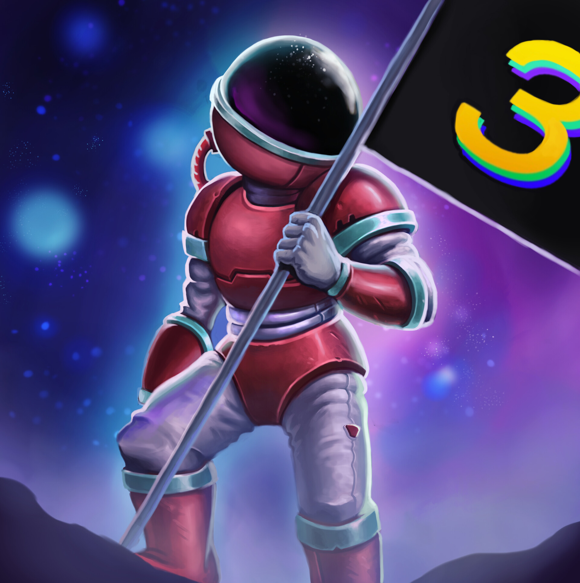 ArtStation - Spaceman - Illustration